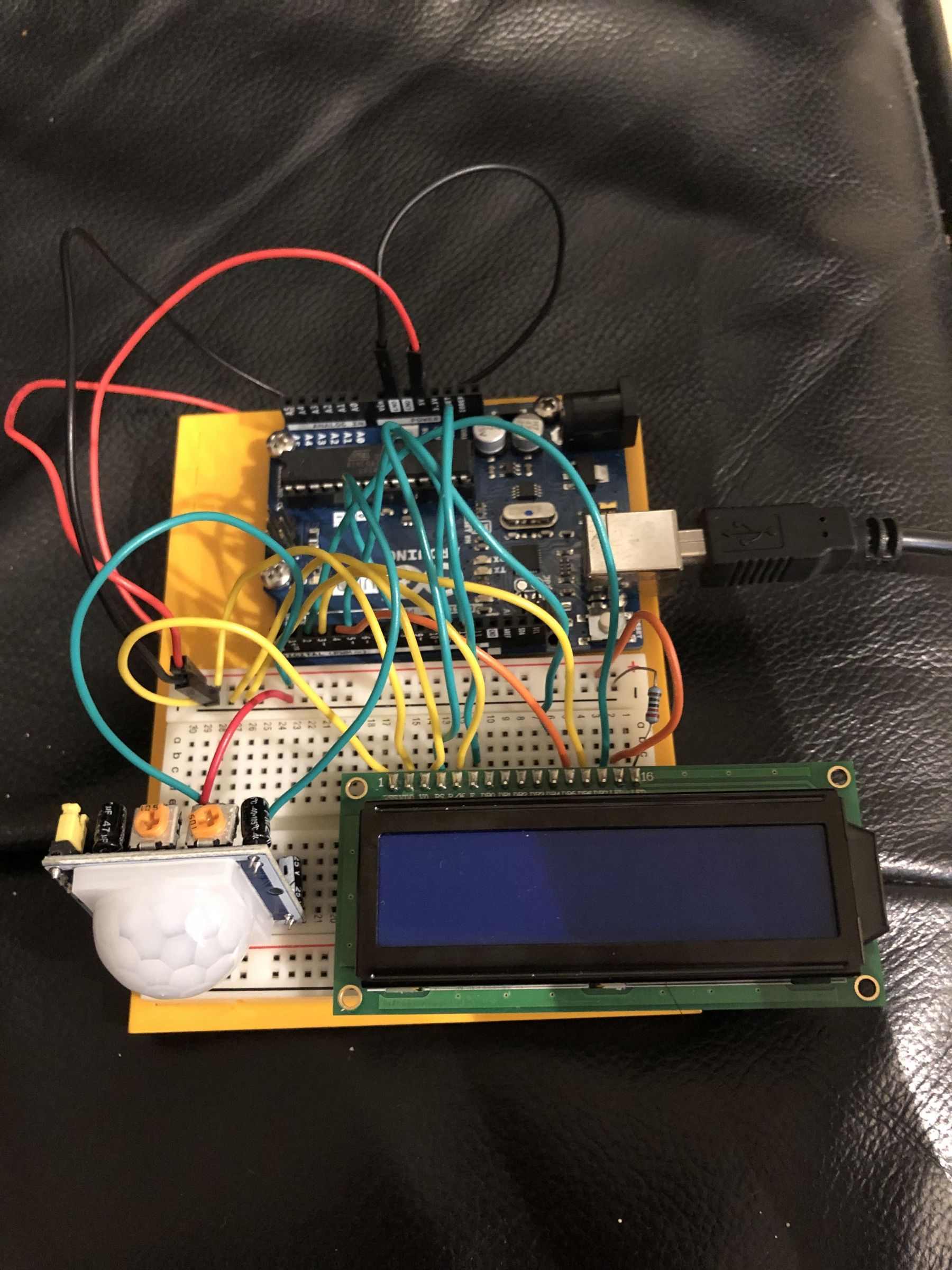 DIY Reminder Using PIR Sensor and LCD : 5 Steps - Instructables