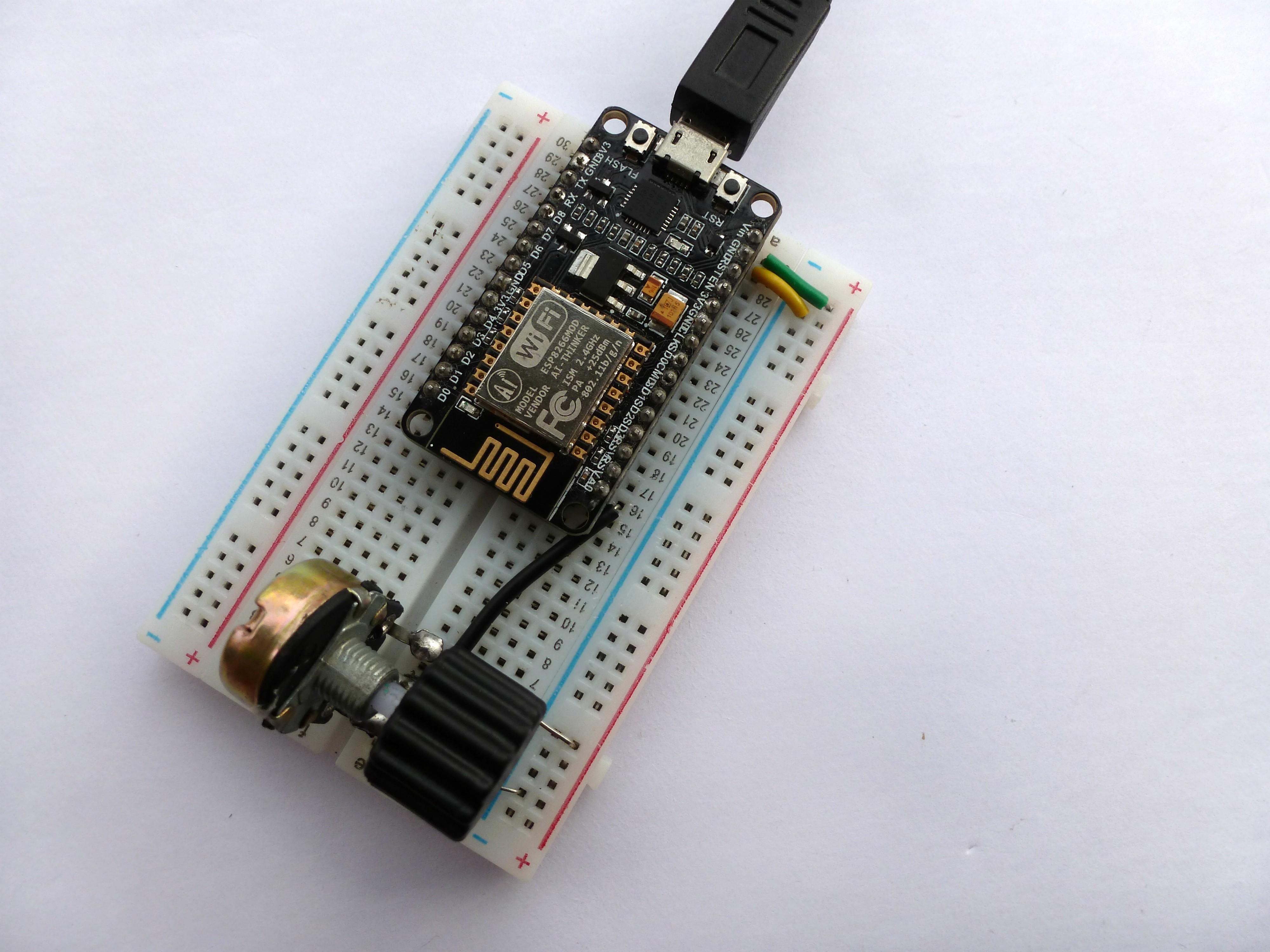 Control Servo Motor Using Potentiometer : 6 Steps (with Pictures ...