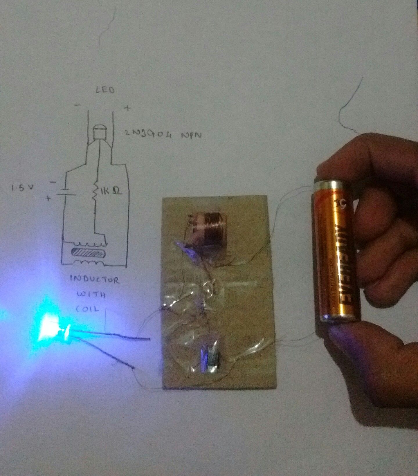Easy Way to Make a Powerful Joule Thief : 6 Steps (with Pictures ...