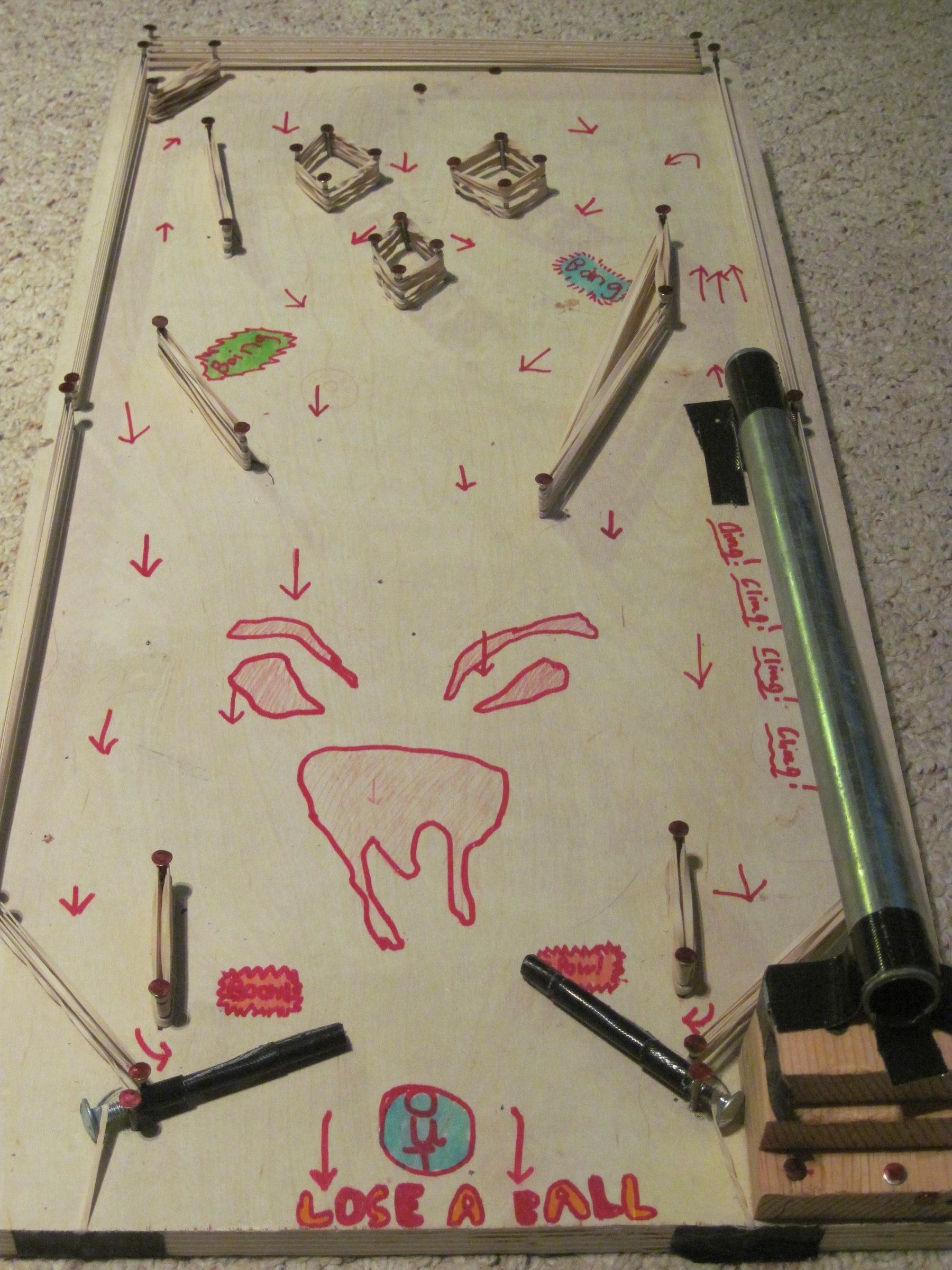Home Made Pinball Machine : 5 Steps - Instructables