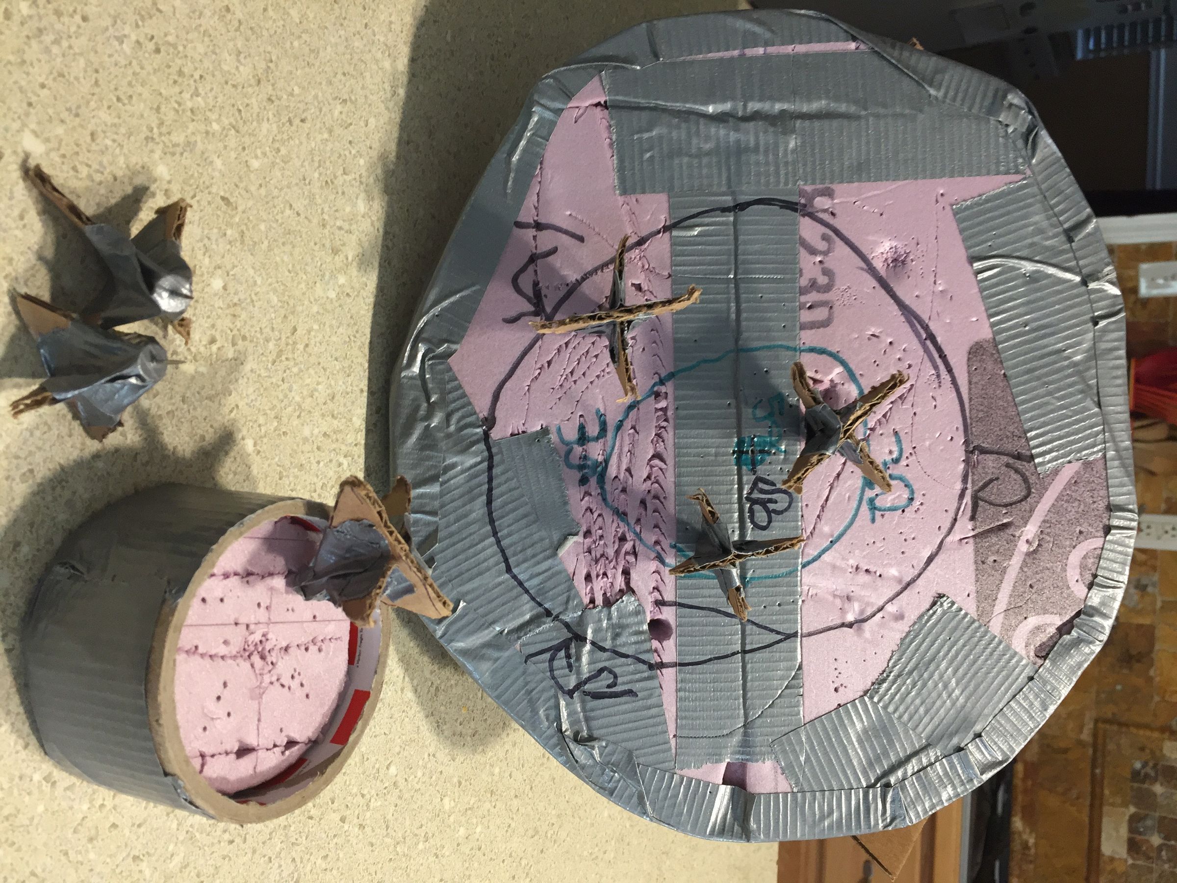 Cardboard Darts/dart Board : 4 Steps - Instructables