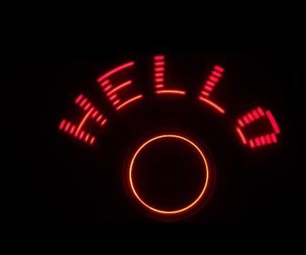 Rotating LED Display That Shows Infinite Words| POV | Propeller Display ...