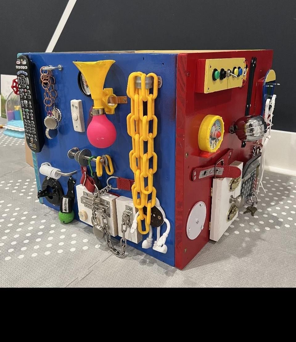 BUSY BOX - a SENSORY DEVELOPMENT TOY : 4 Steps (with Pictures ...