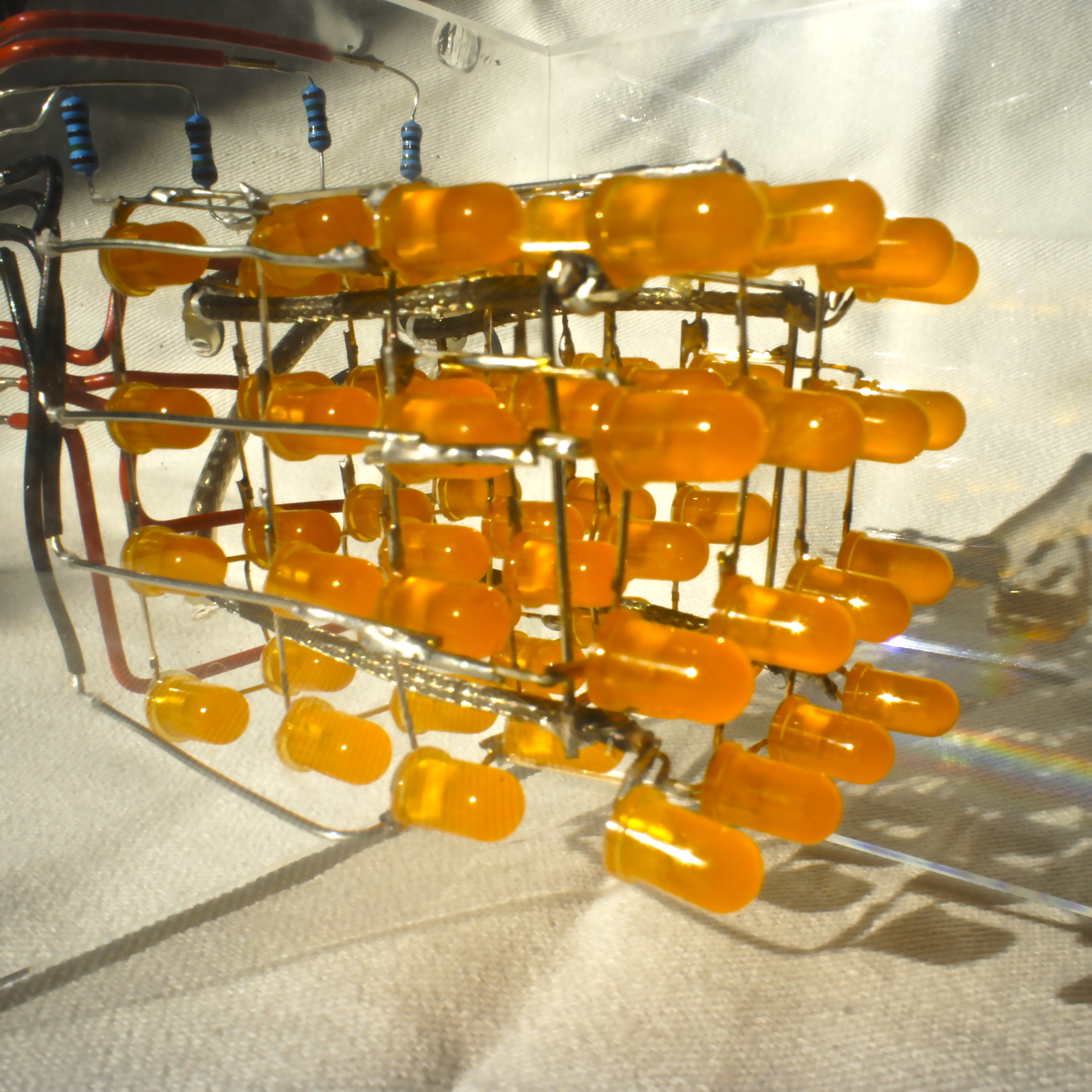 4x4x4 Interactive LED-cube With Arduino : 13 Steps (with Pictures ...