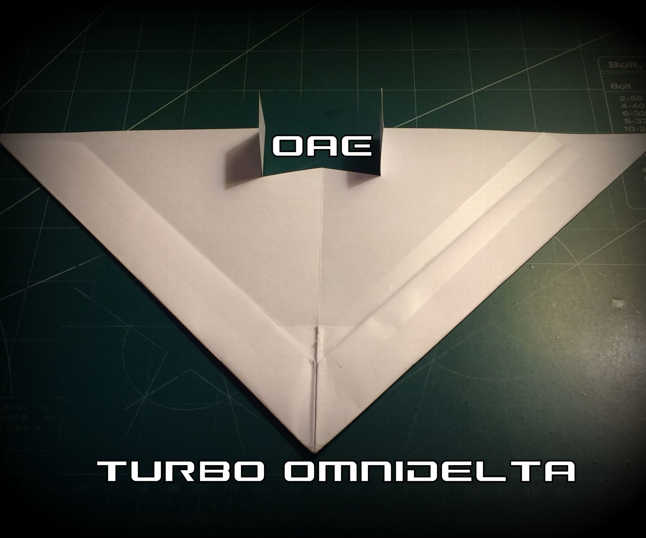 How to Make the Turbo OmniDelta Paper Airplane : 5 Steps - Instructables