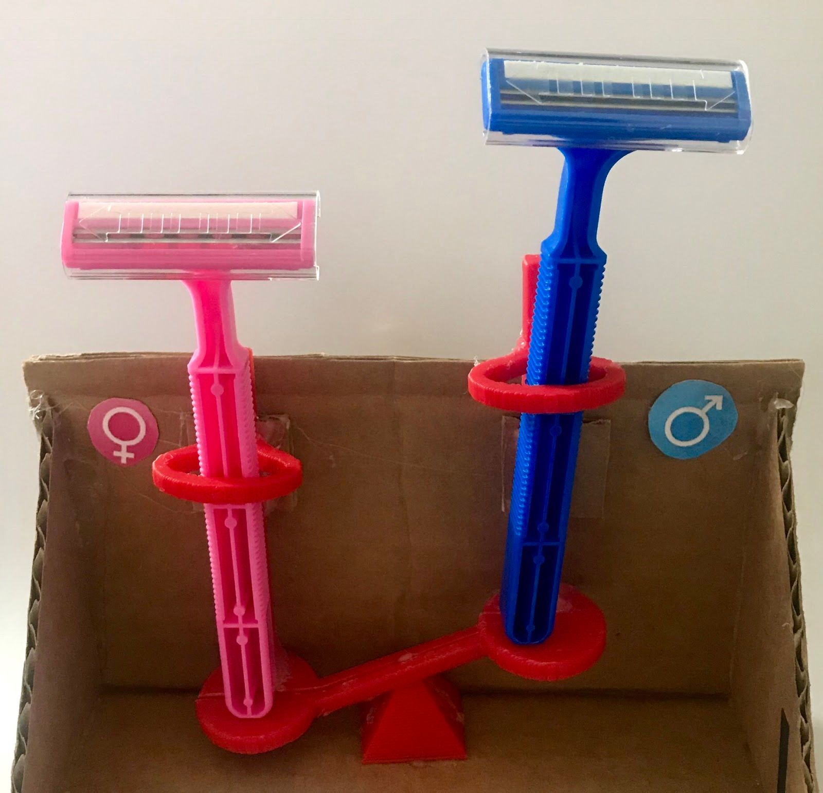 3D Printed Scale for Pink Tax Awareness : 13 Steps - Instructables