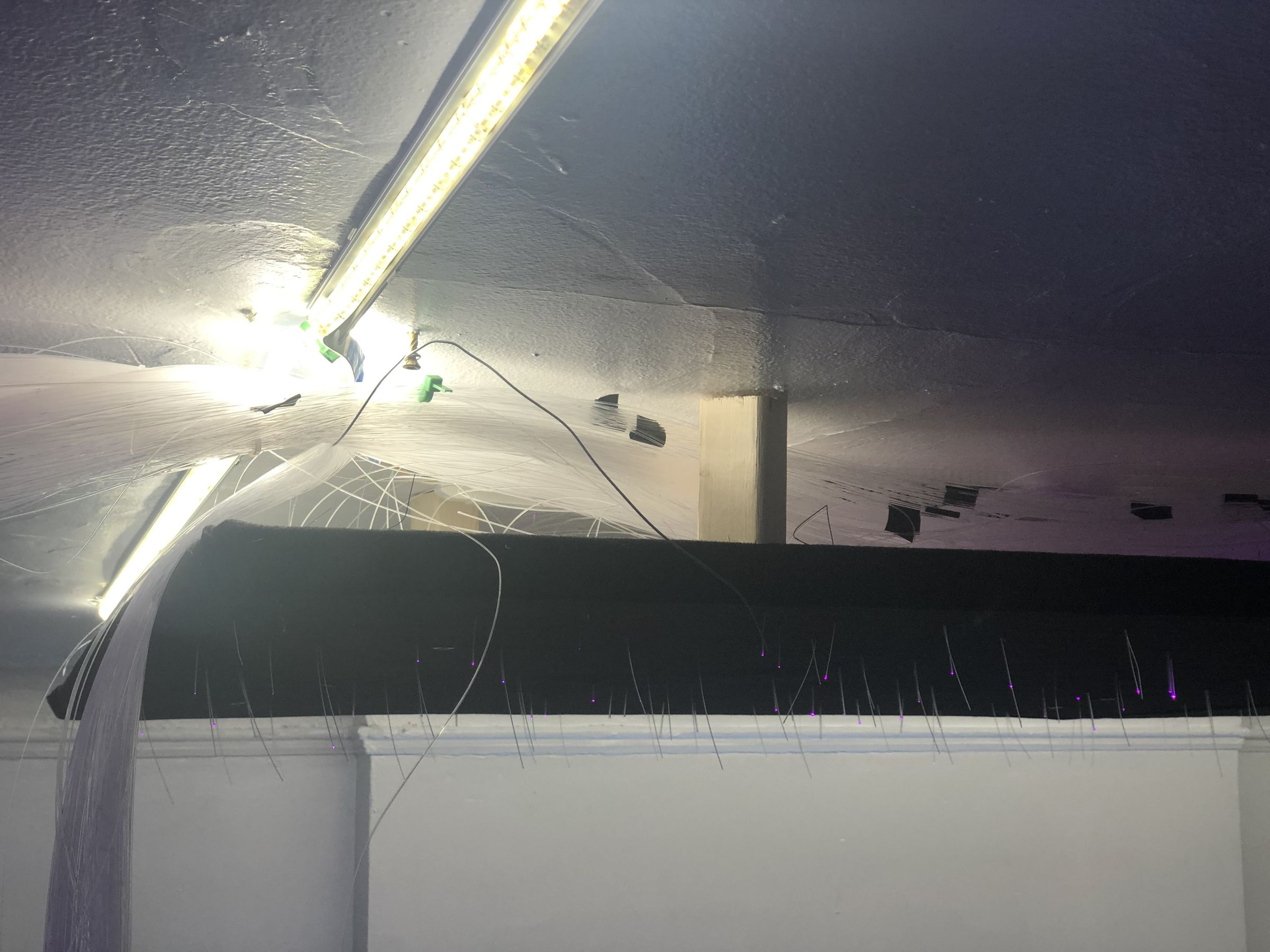 Fiber Optic Star Ceiling W/ Indirect Lighting : 7 Steps - Instructables