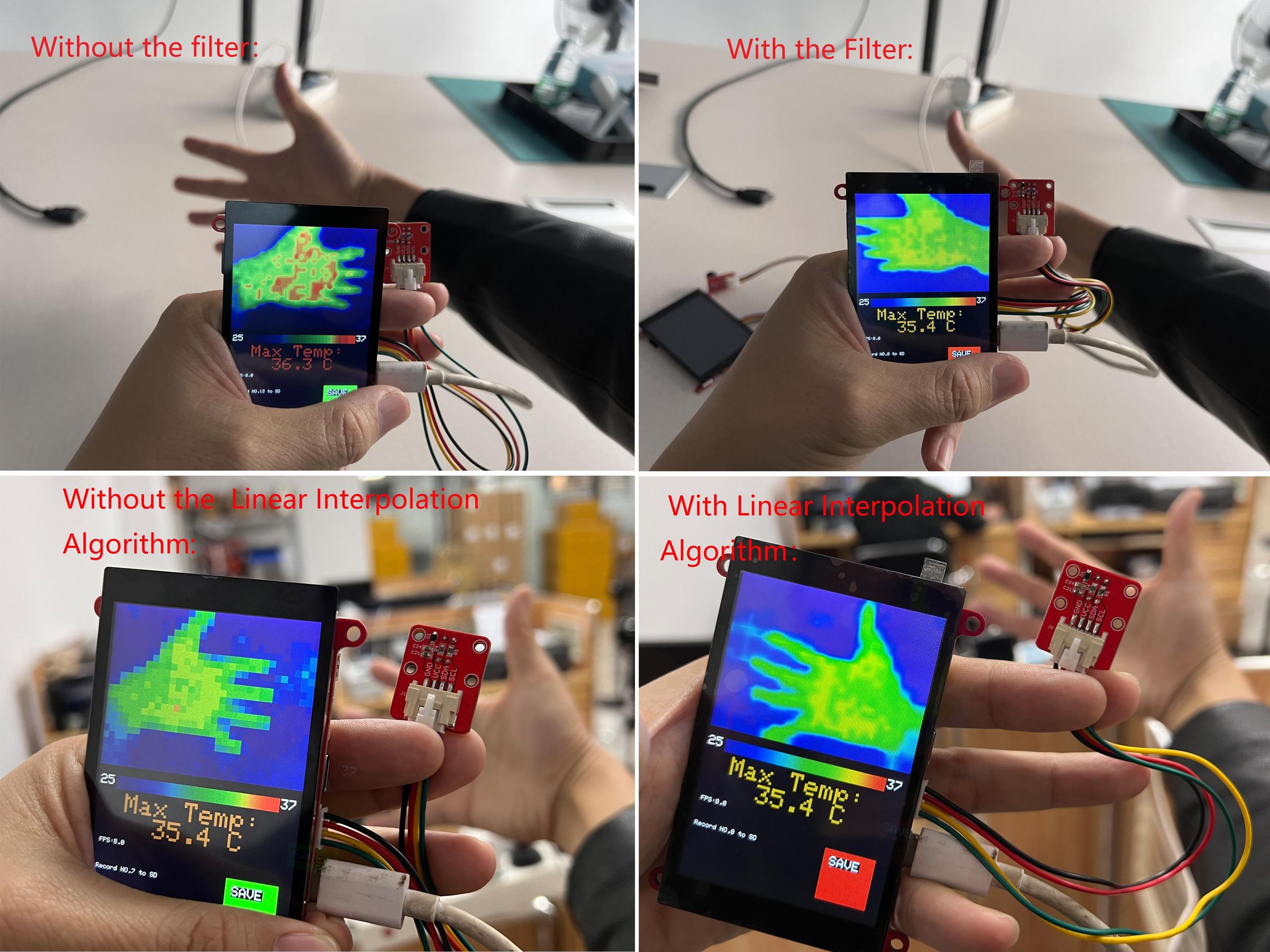 DIY ESP32-S3 Thermal Imaging Monitor : 4 Steps - Instructables