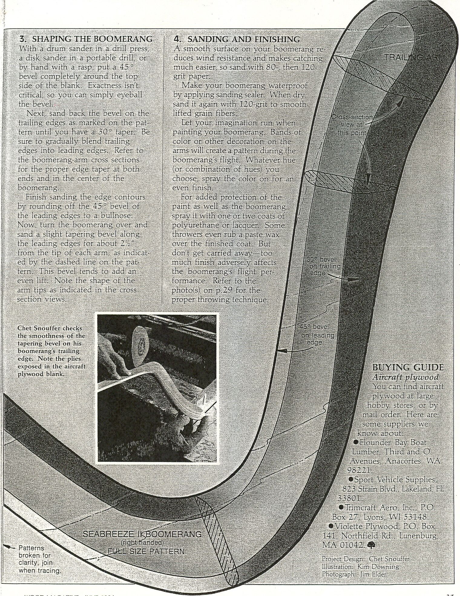 Make a Boomerang That Actually Comes Back! : 10 Steps (with Pictures ...