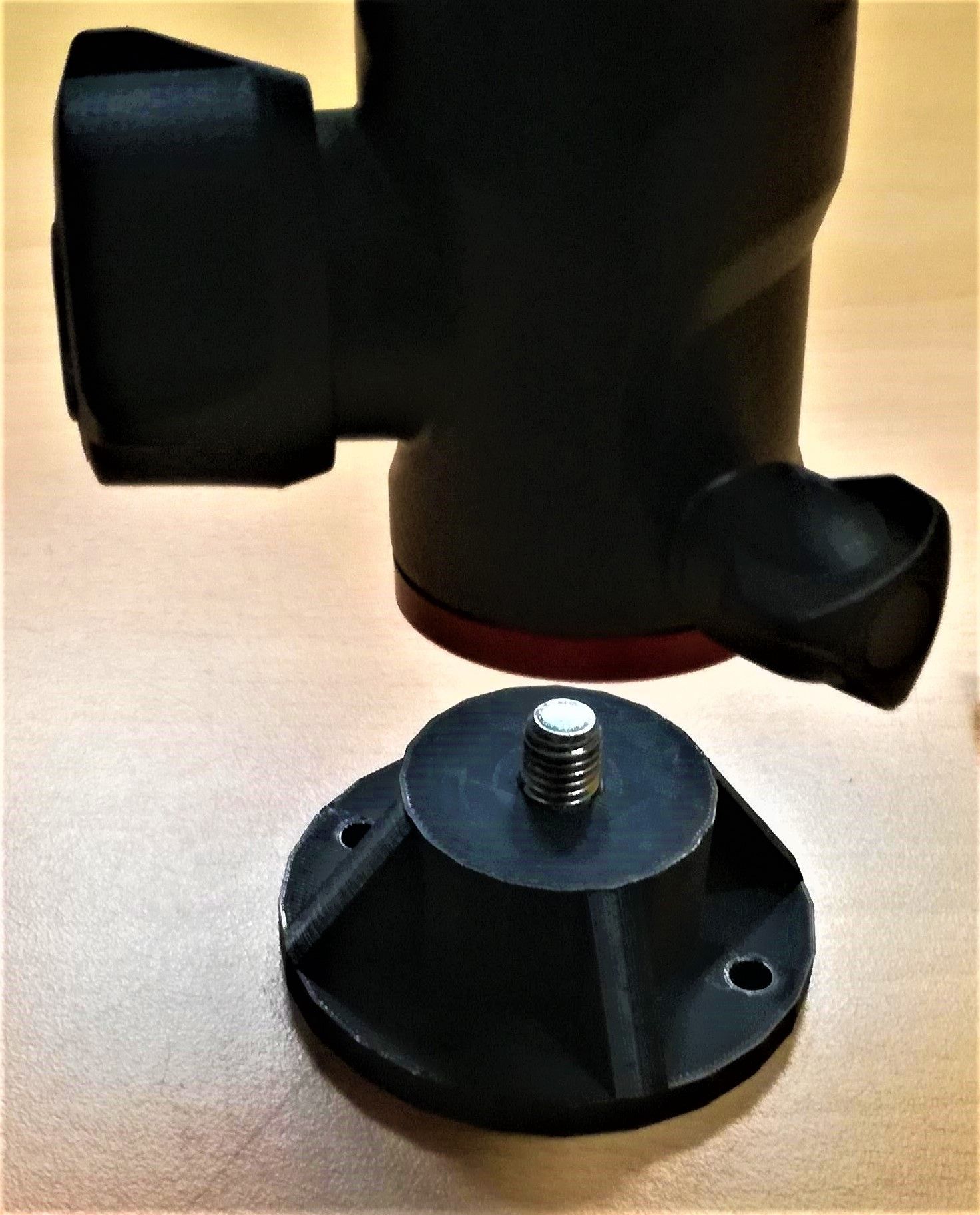 Adapted Camera Holder to Mount on a Wheelchair Tabletop : 7 Steps ...