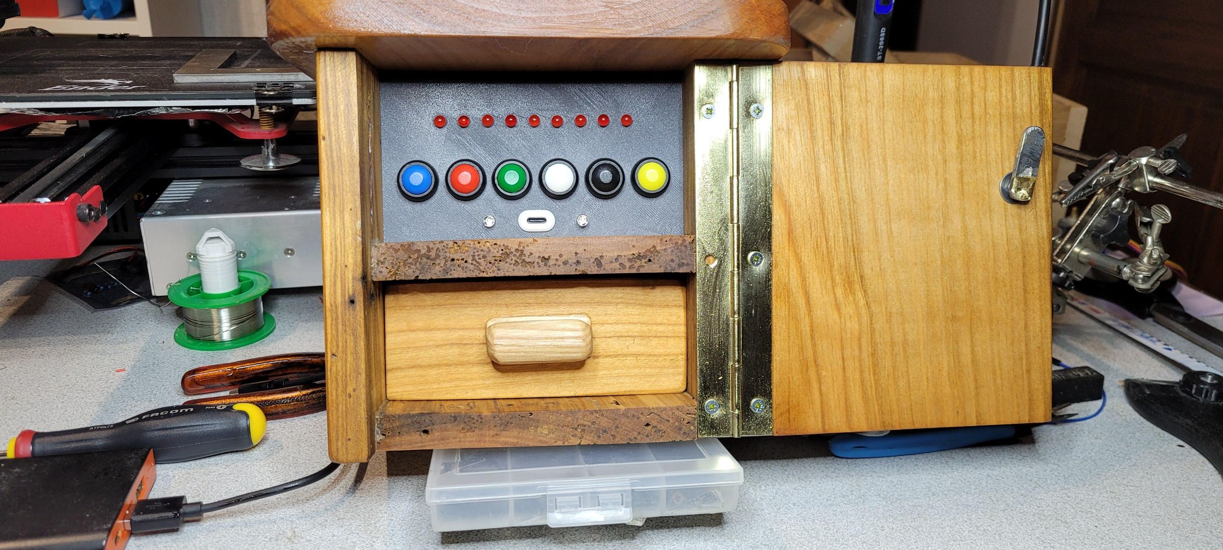 Electronic Puzzle Box With Secret Compartment : 16 Steps (with Pictures ...
