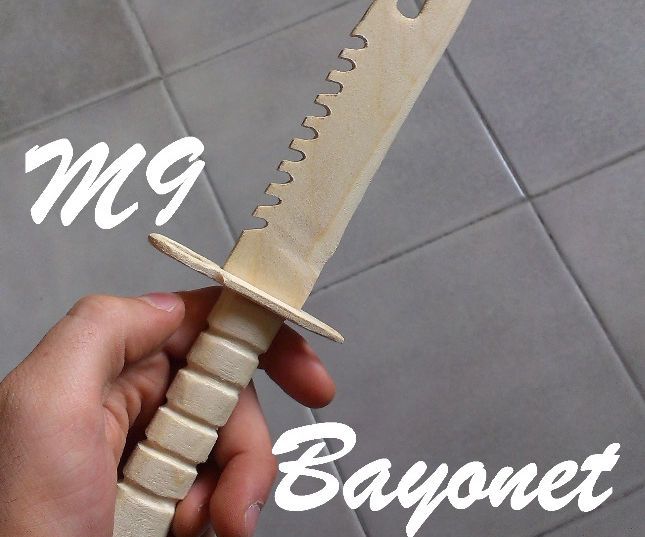 Wooden M9 Bayonet : 5 Steps - Instructables