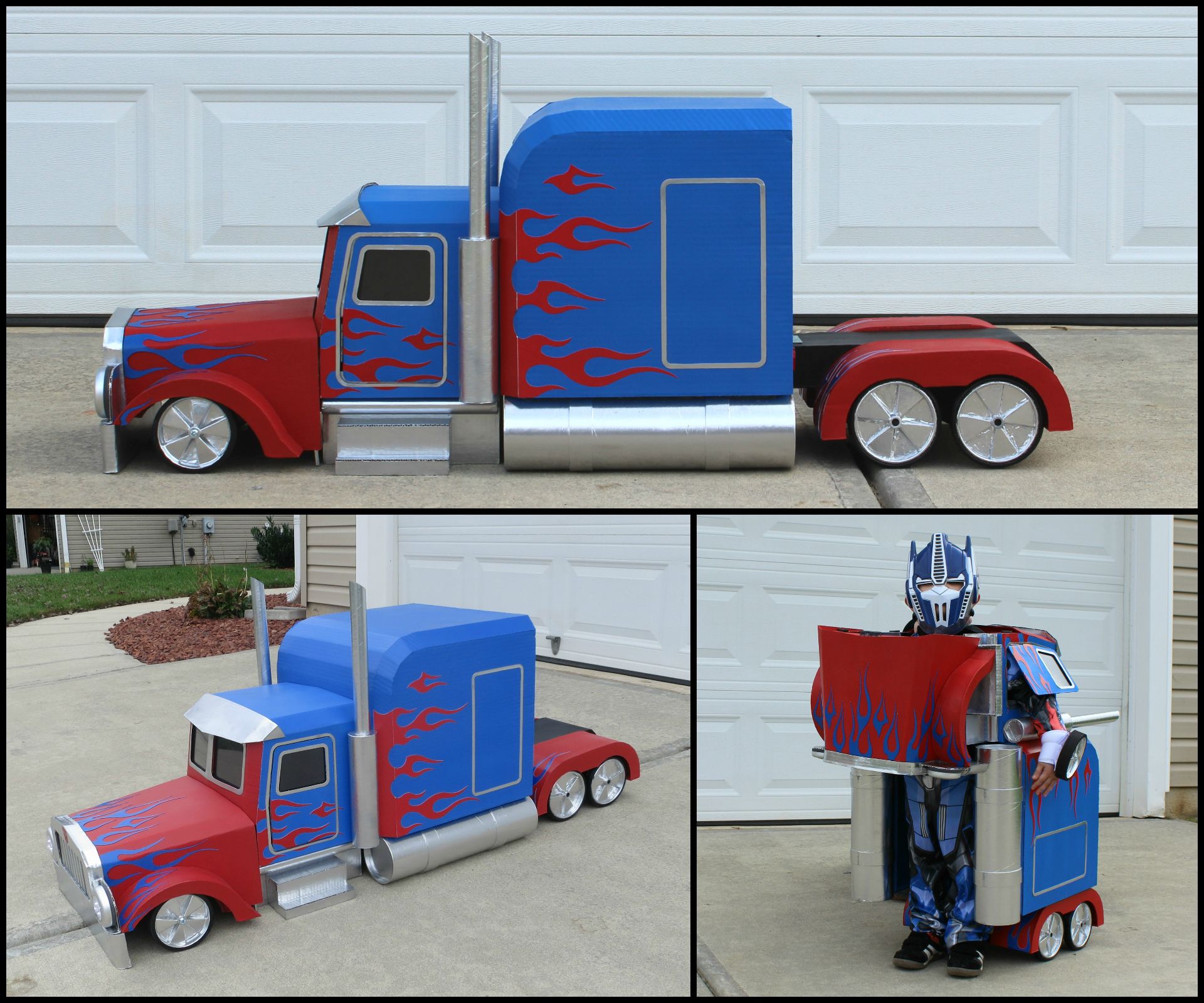 Transforming Optimus Prime Costume : 8 Steps (with Pictures ...