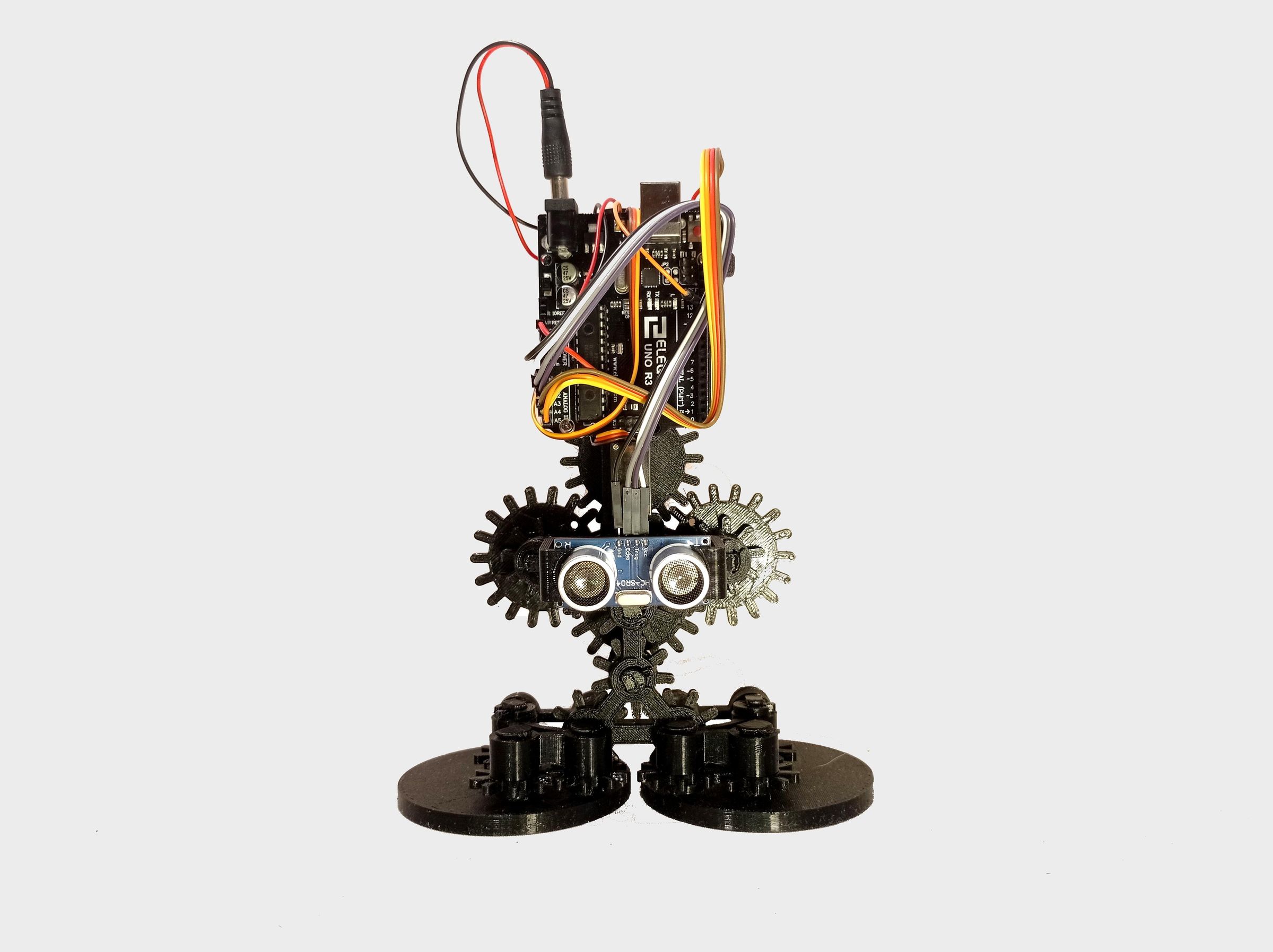 Cogsy the 1 Servo Omnidirectional Biped Robot for 15 $, 3D Printed ...