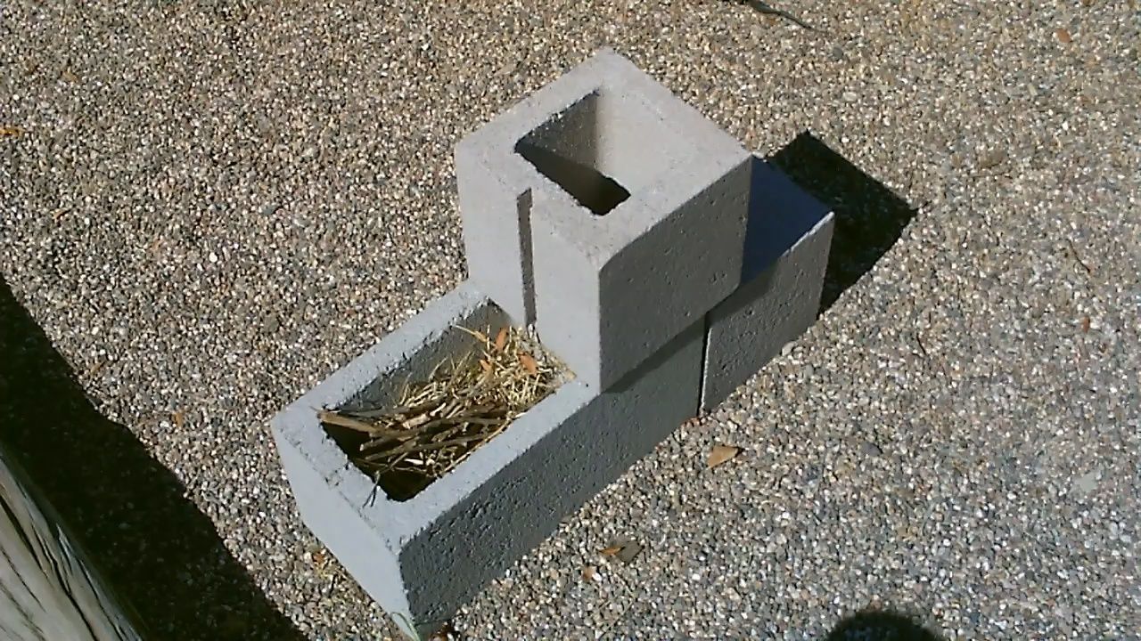 The (3 Block) Rocket Stove! - Concrete Rocket Stove - (and Smoker Too ...