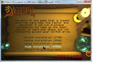 How to Install Daggerfall on DOSBox : 3 Steps - Instructables
