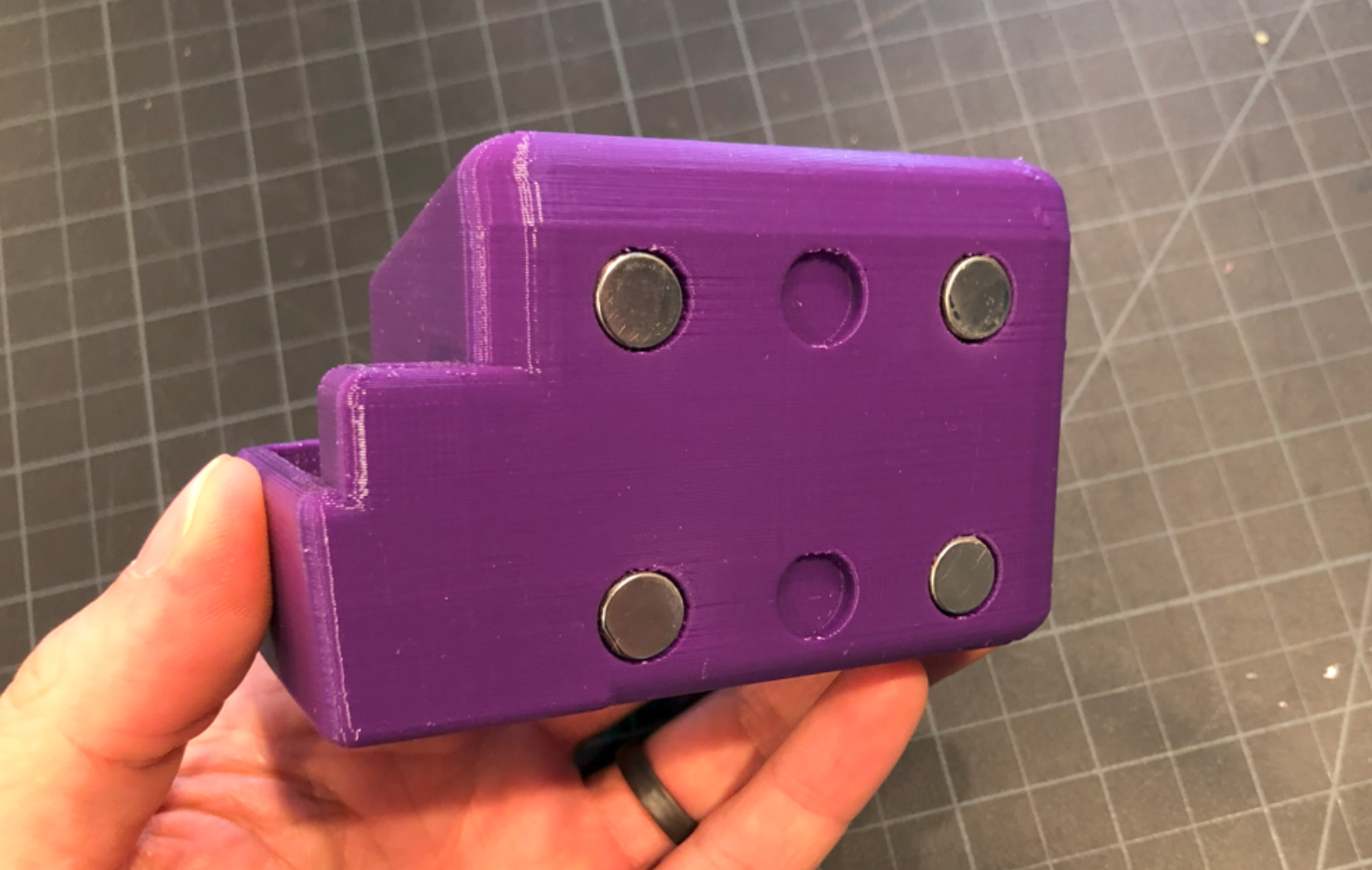 3D Printed Purple Organizer for Precision Screwdrivers -or- P.O.P.S ...
