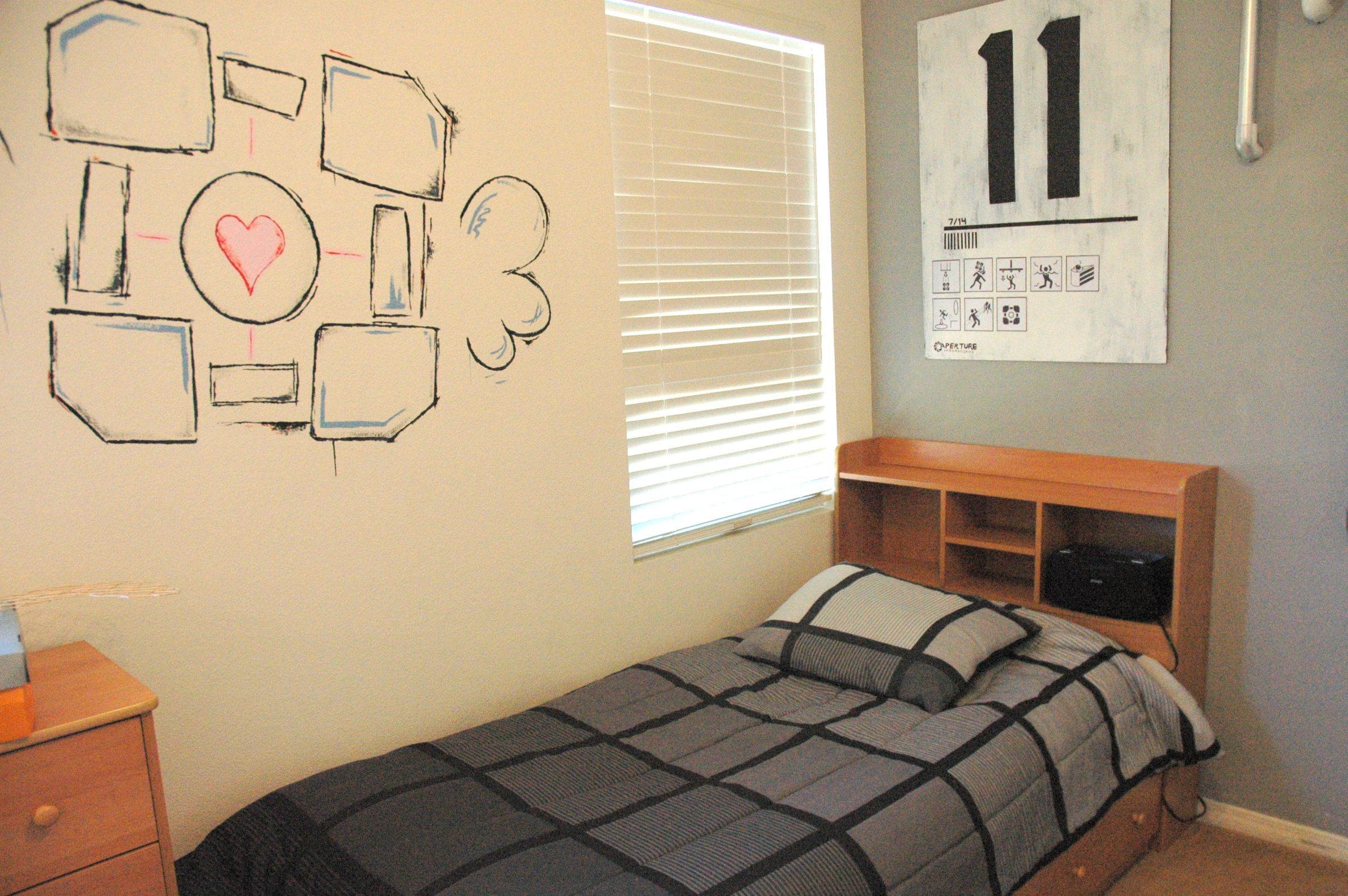 Portal 2 Themed Bedroom (with Pictures) - Instructables