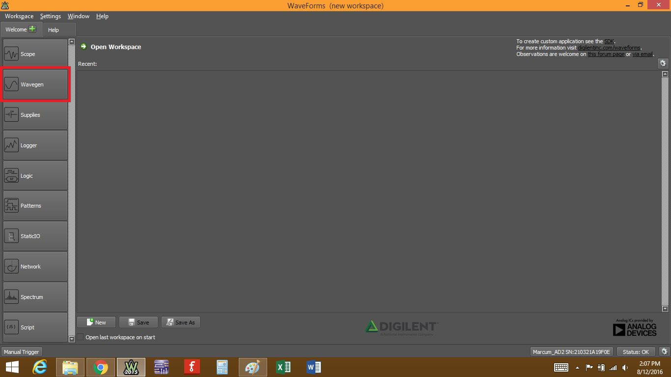 Using the Waveform Generator With the Analog Discovery 2 : 11 Steps - Instructables