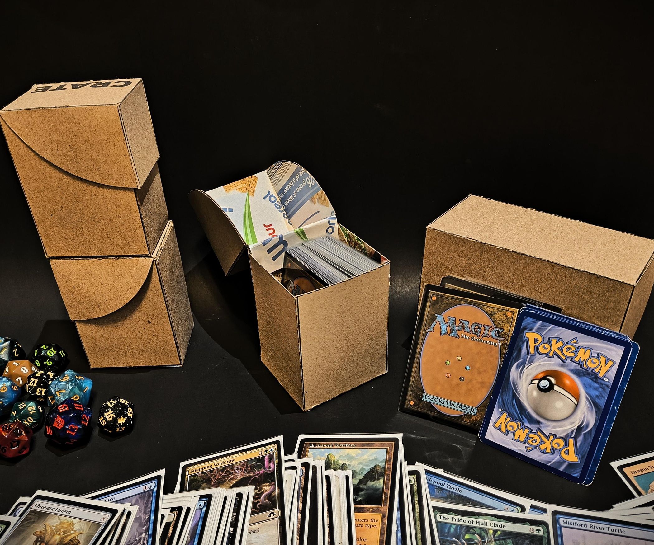 Deck Box From Cereal Box Cardboard for Trading Game Cards Including MTG ...