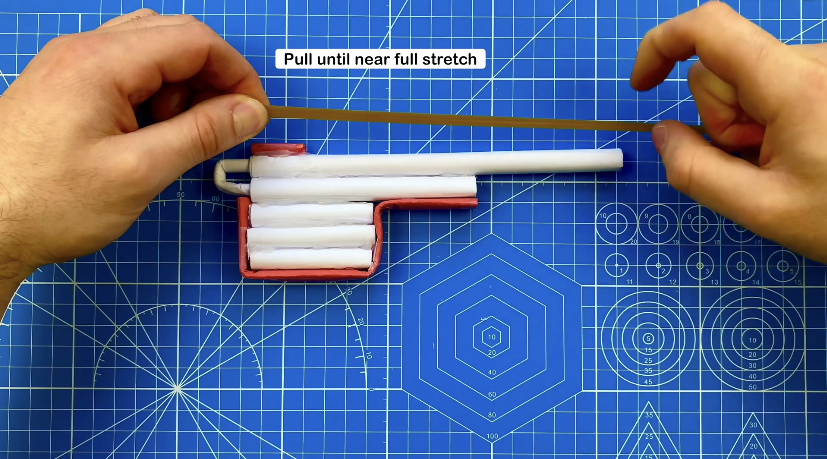 Powerful Rubber Band Gun Made From Paper : 10 Steps - Instructables