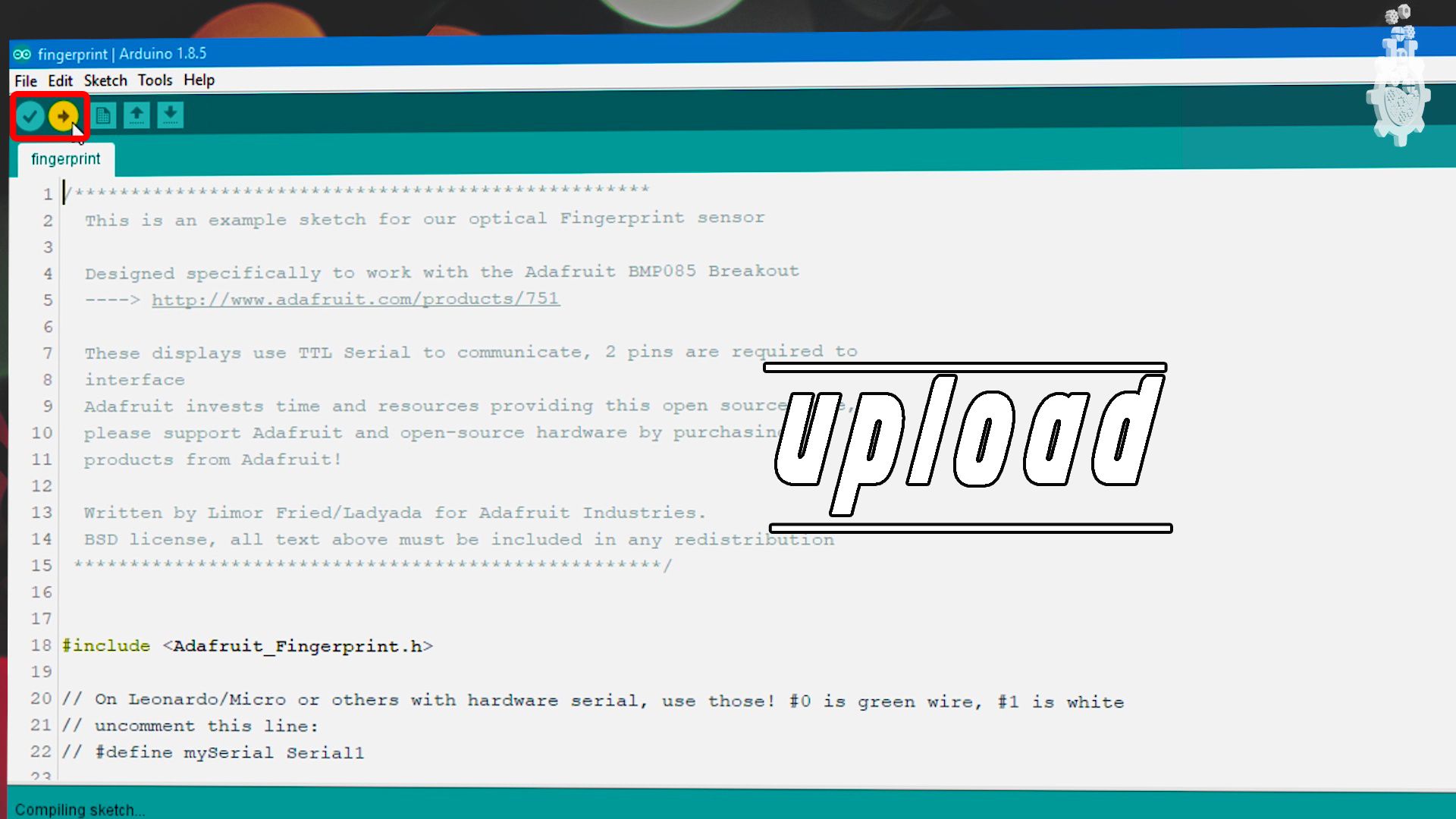 How to Setup Fingerprint Sensor With Arduino : 10 Steps (with Pictures ...