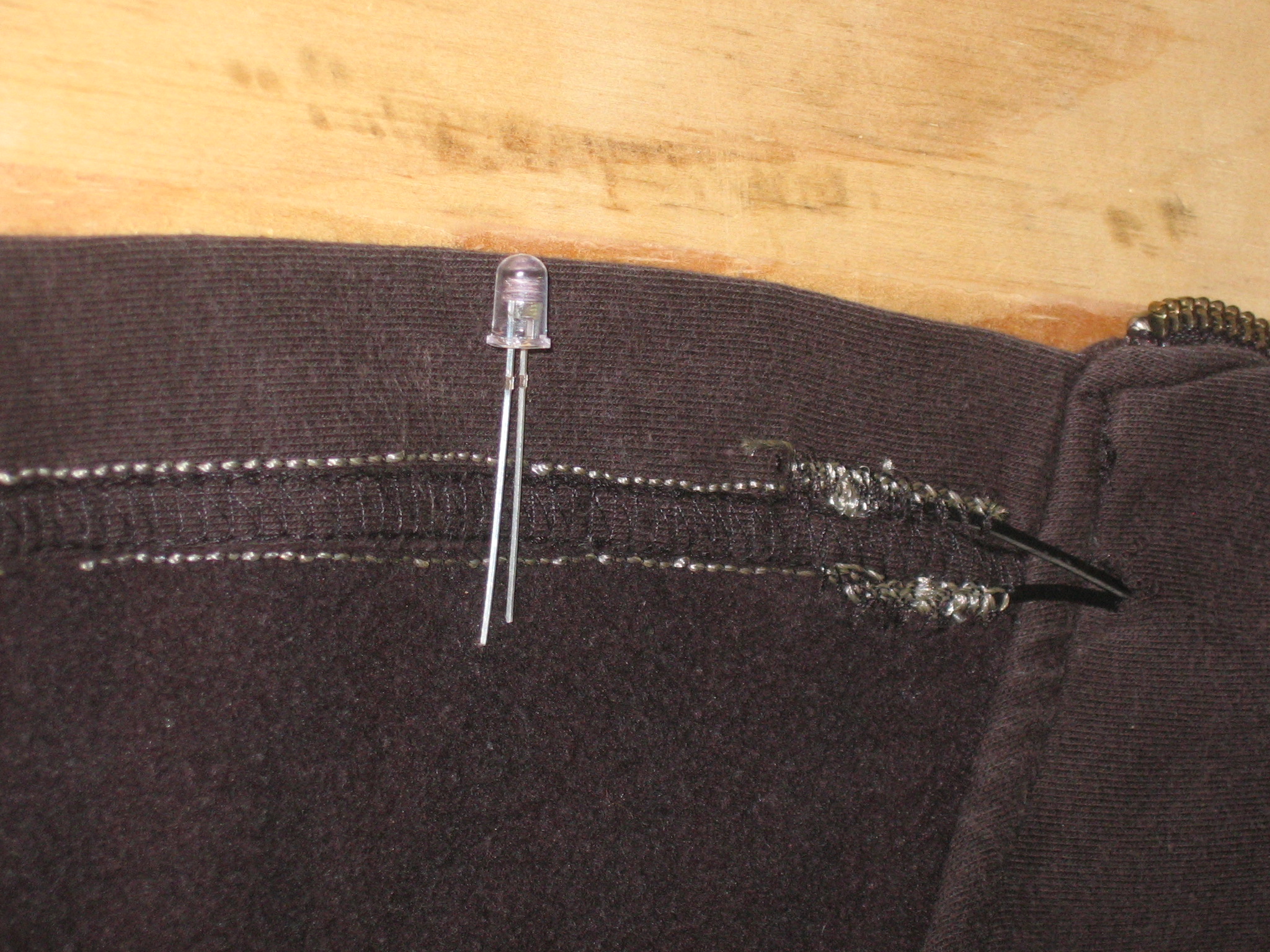 Hoodie Lamp (LEDs and Wearable Electronics) : 3 Steps - Instructables