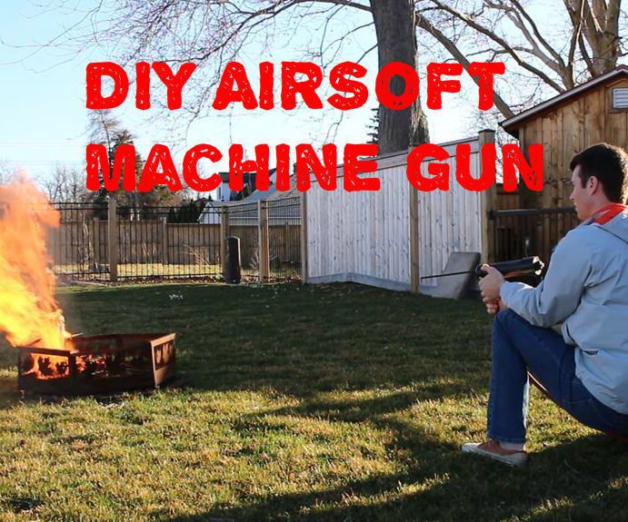 How to Make an Airsoft Machine Gun - DIY Vortex BBMG : 8 Steps (with ...
