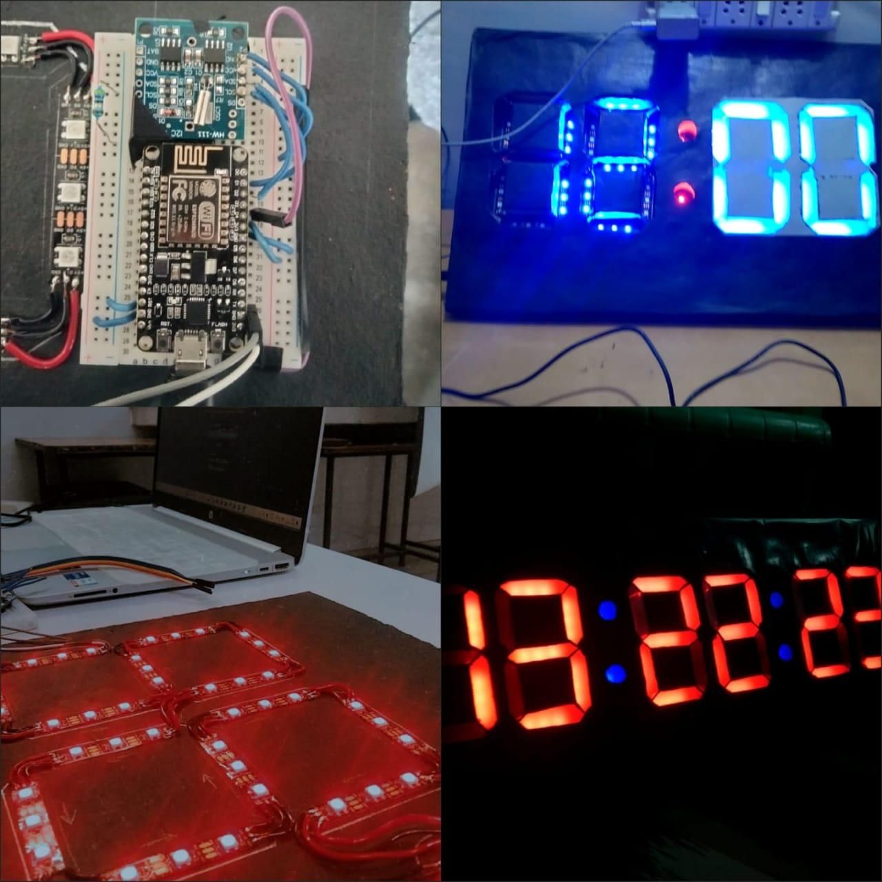 7-Segment Digital Clock Using LED Strip Lights : 13 Steps - Instructables