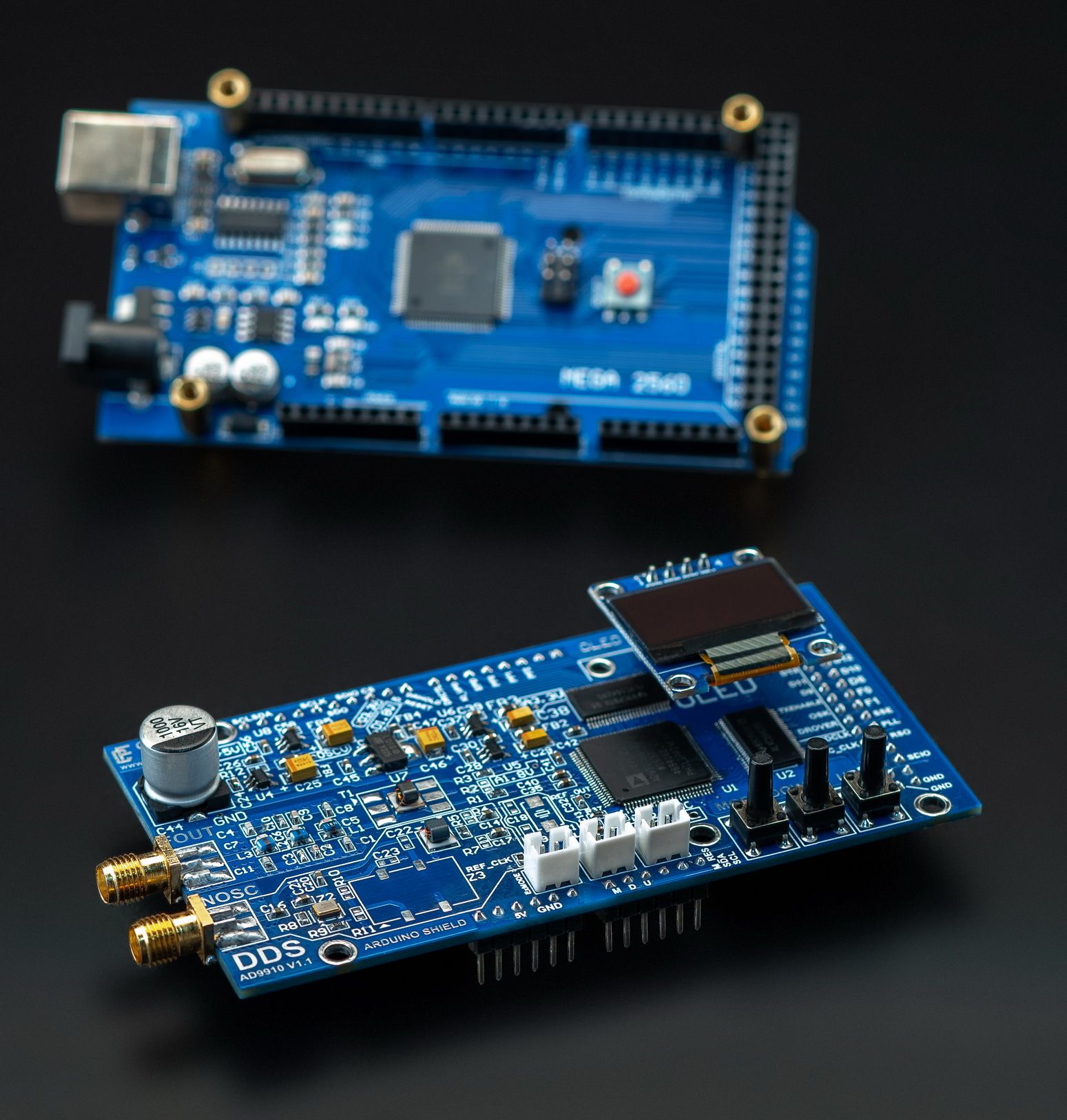 RF Signal Generator 100 KHz-600 MHZ on DDS AD9910 Arduino Shield : 5 Steps - Instructables