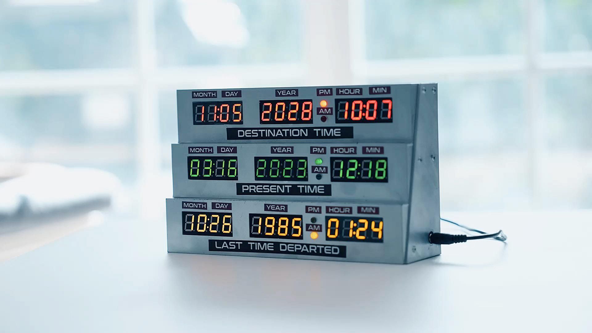 Back to the Future Clock - WIFI EDITION : 13 Steps (with Pictures ...