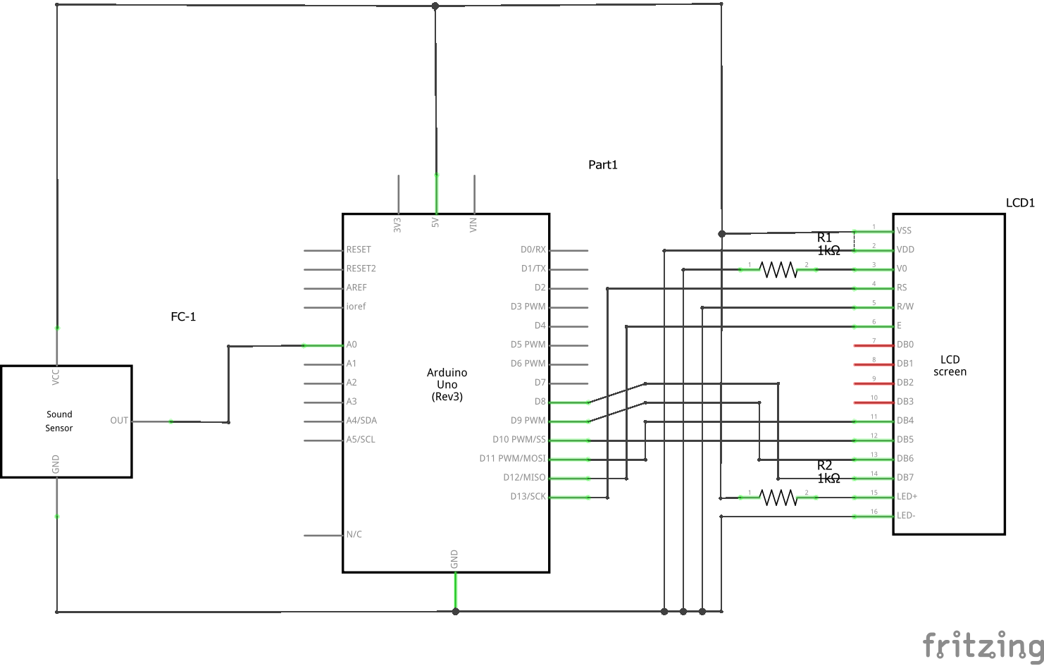 Audio Visualizer With an LCD Display : 4 Steps (with Pictures ...