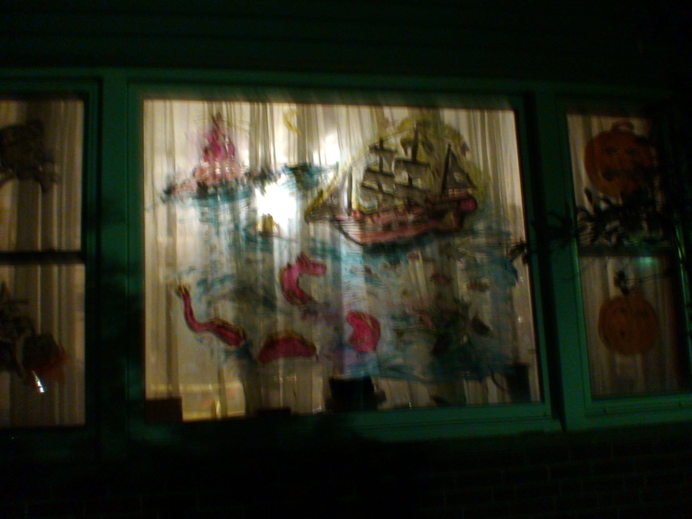 Halloween Window Painting Decorations : 4 Steps - Instructables