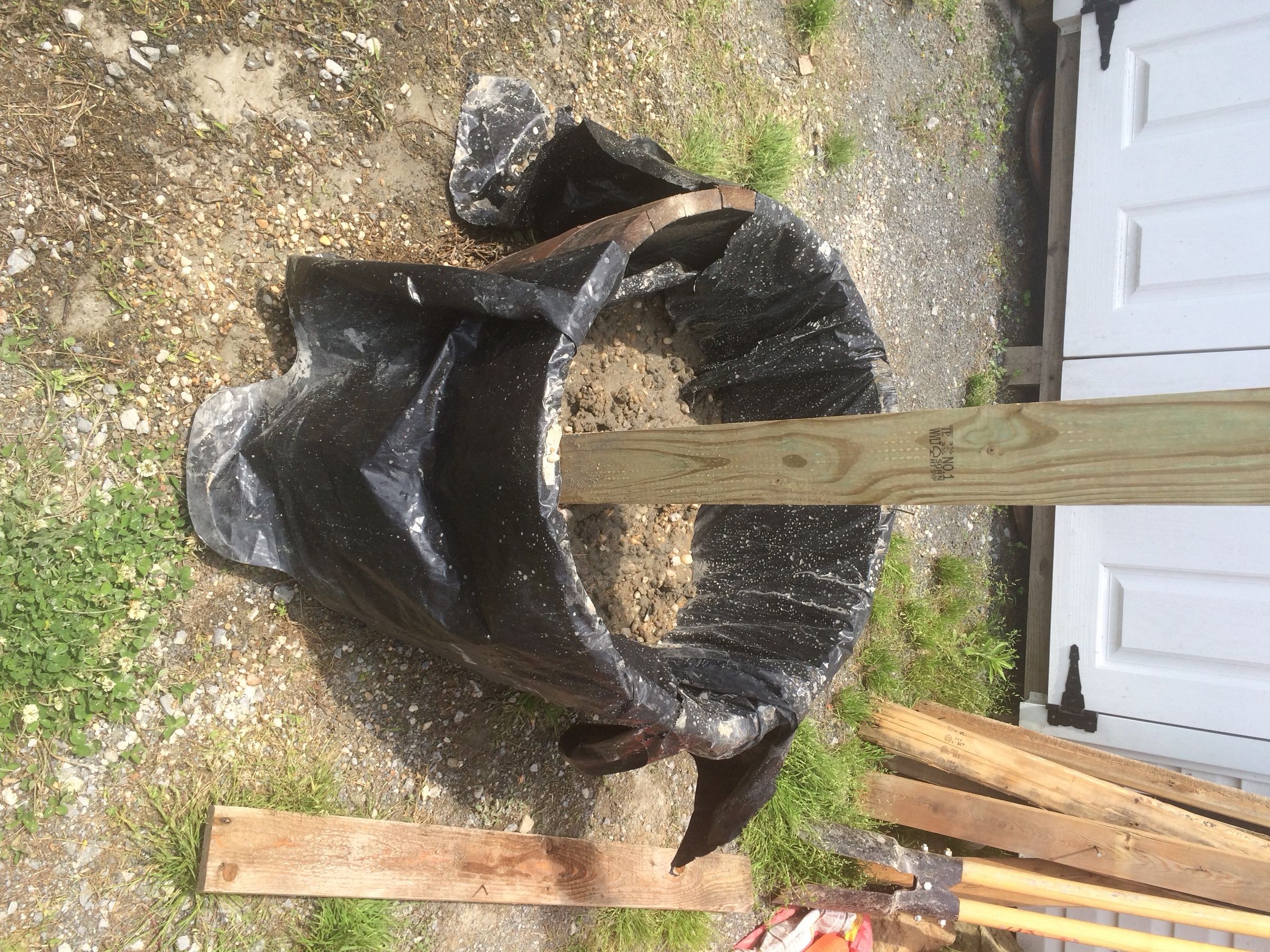 DIY Landscaping-Outdoor Barrel Posts : 11 Steps - Instructables