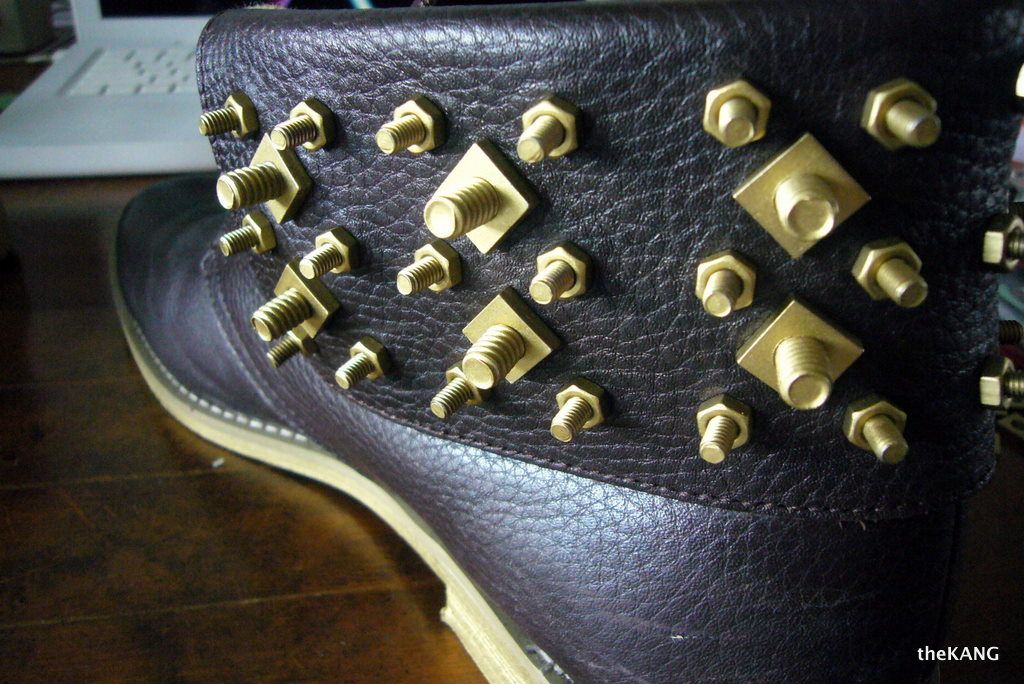 Nut and Bolt Studded Shoes : 4 Steps (with Pictures) - Instructables