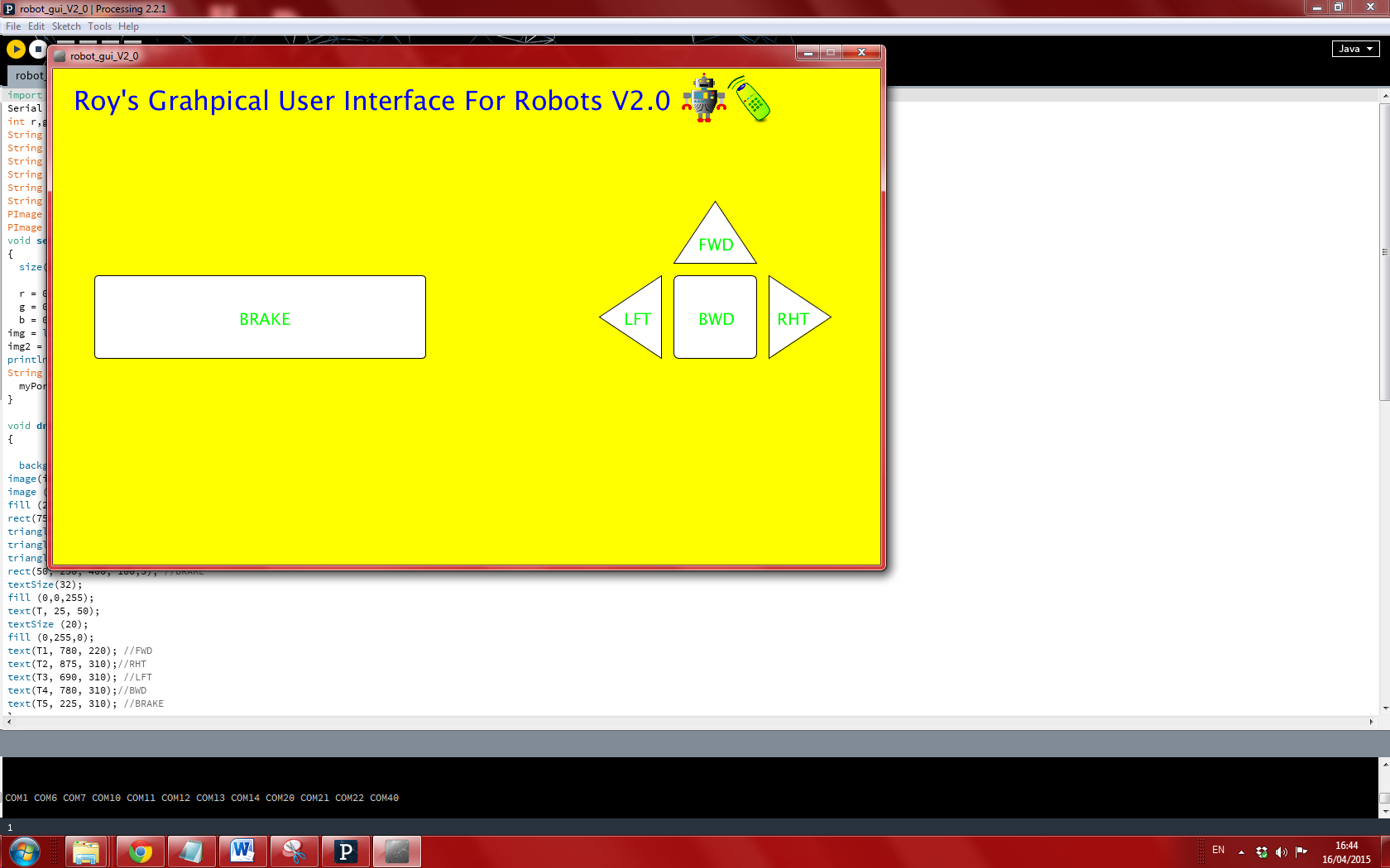 PC Controlled Bluetooth Robot (With a GUI !) : 9 Steps - Instructables