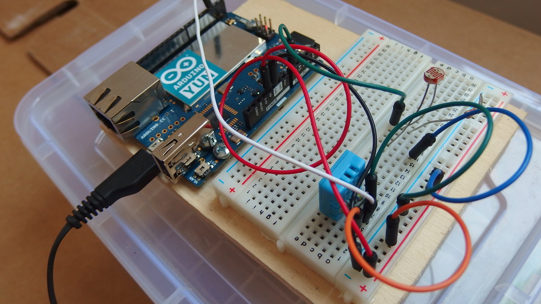 Iot Arduino Yun Ambient Sensor Adafruit Io Mqtt 5 Steps Instructables