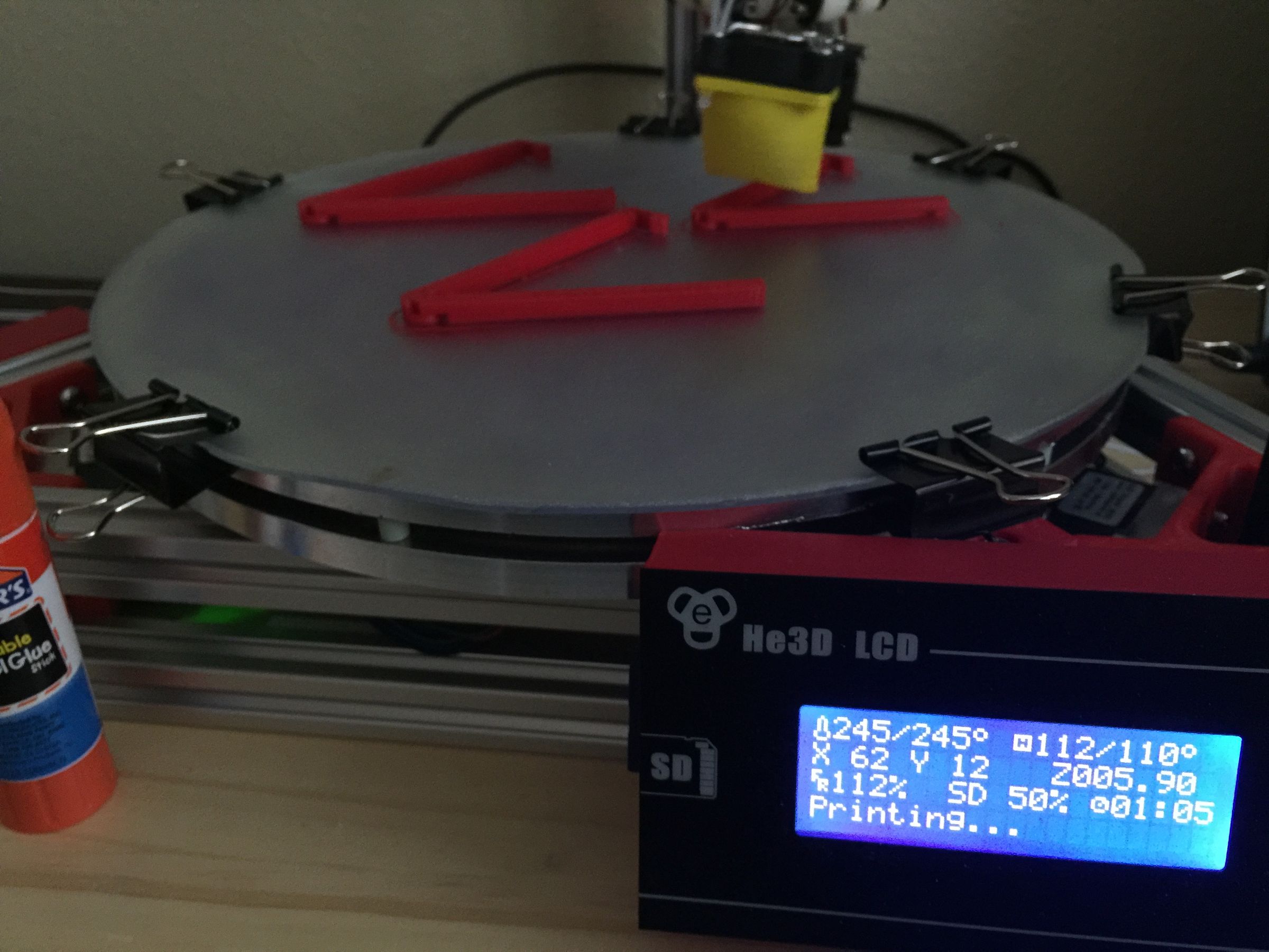 Delta 3D Printer Heated Bed - Heavy Duty : 8 Steps (with Pictures ...