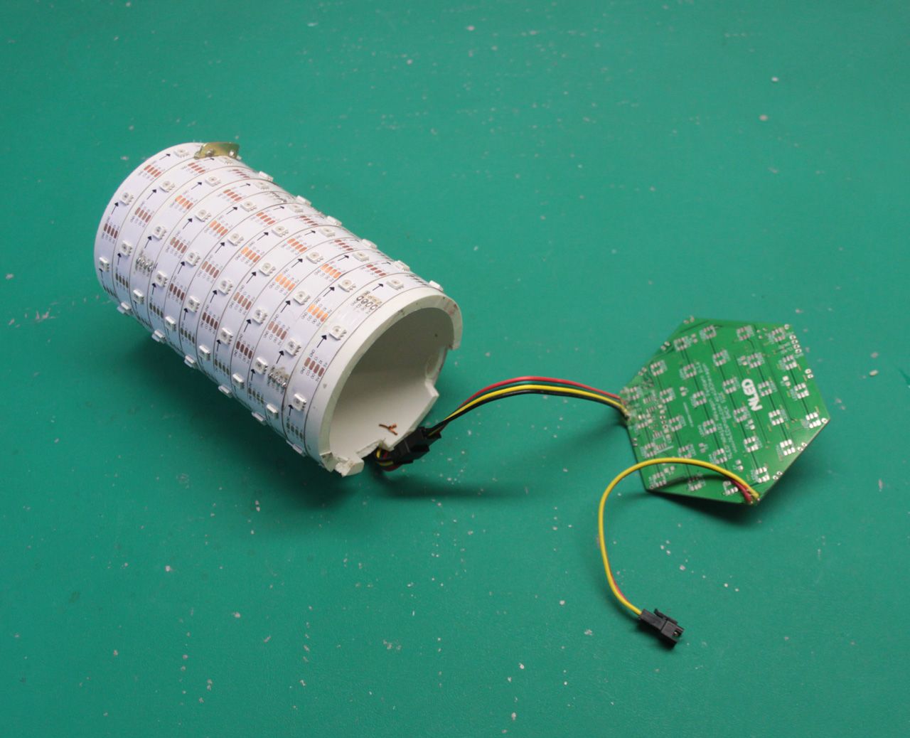 Glass Hexagon LED Pixel Fixture : 8 Steps (with Pictures) - Instructables