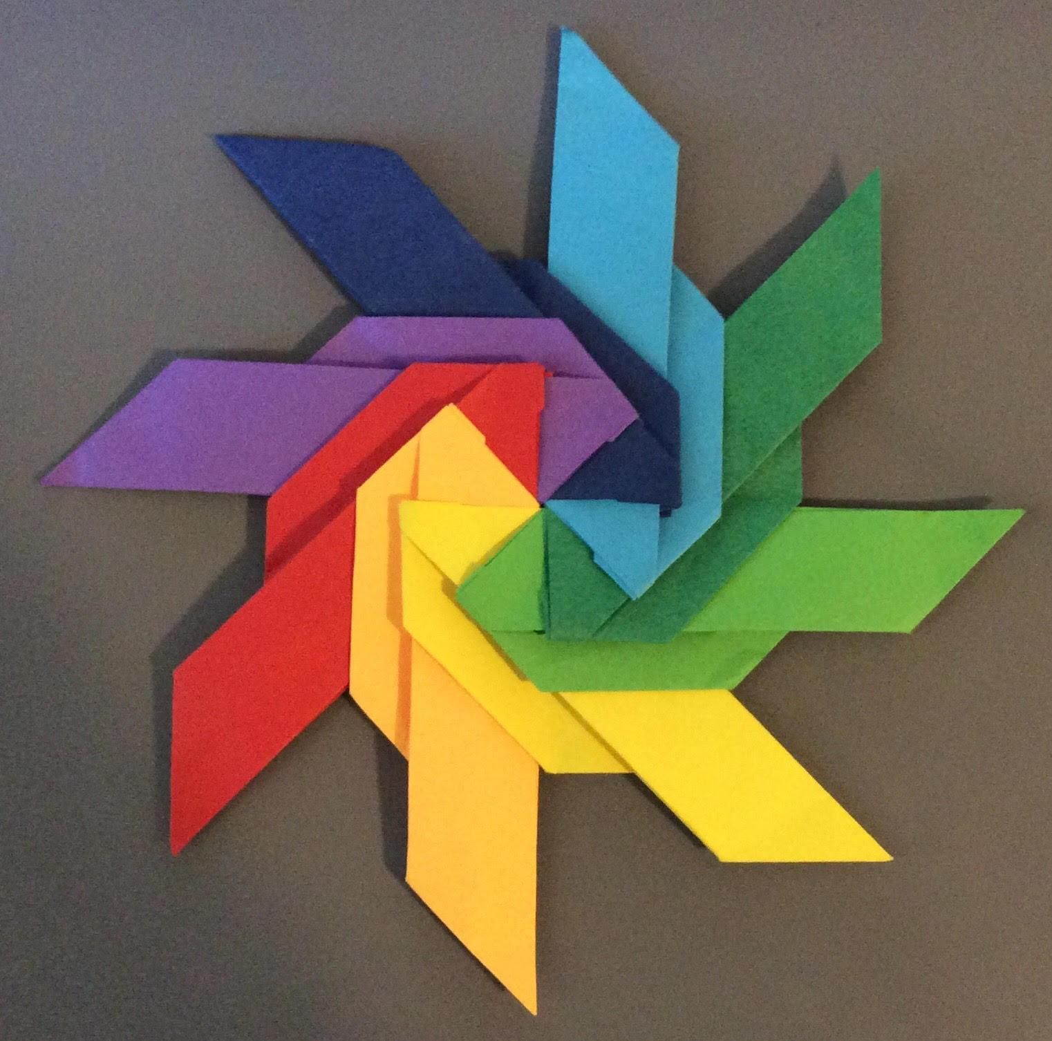 Super Transforming Origami Ninja Star/Frisbee : 25 Steps - Instructables