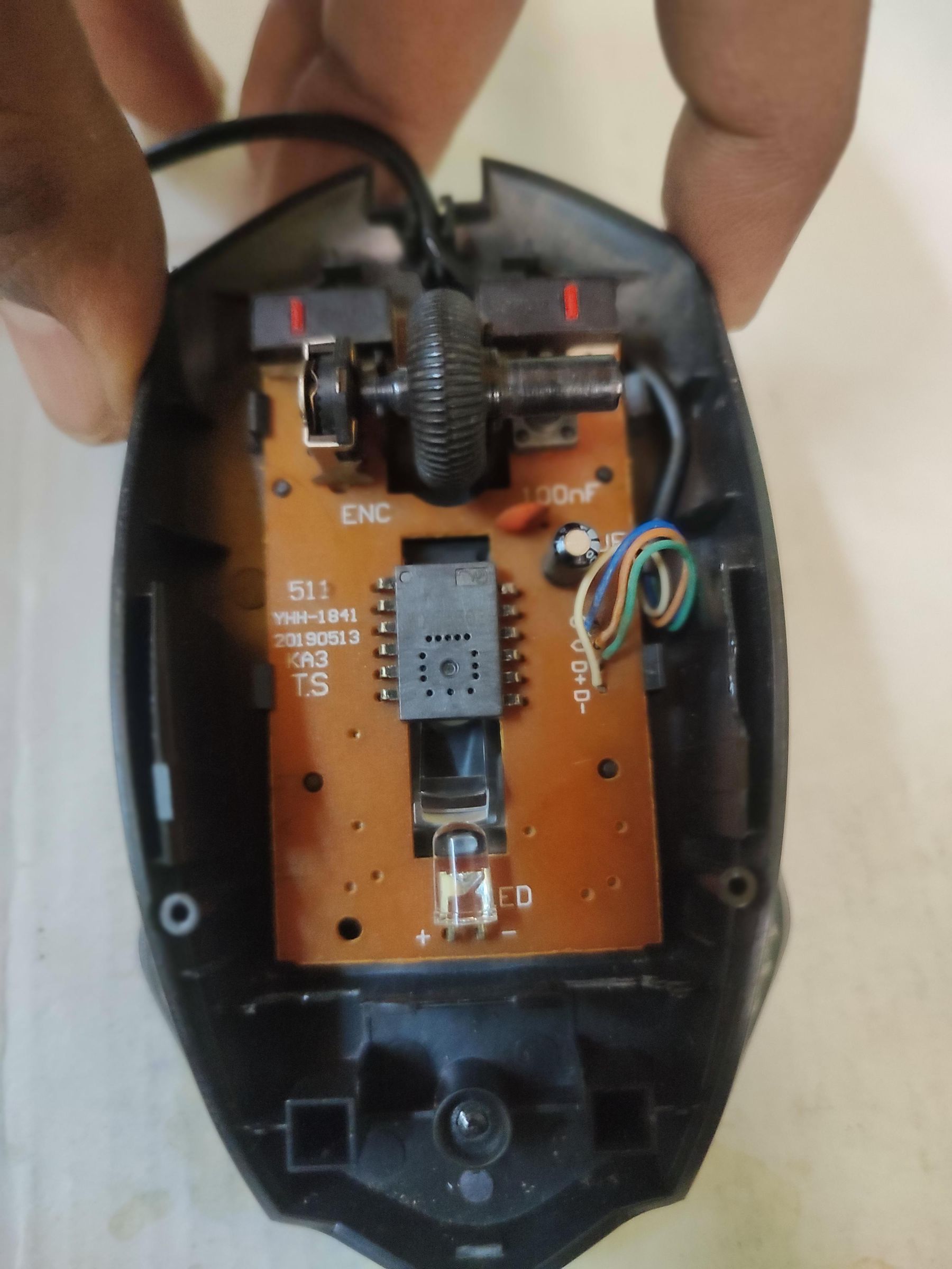 Reuse Mouse Pushbuttons and Scroll Button for Arduino/MCU : 4 Steps ...