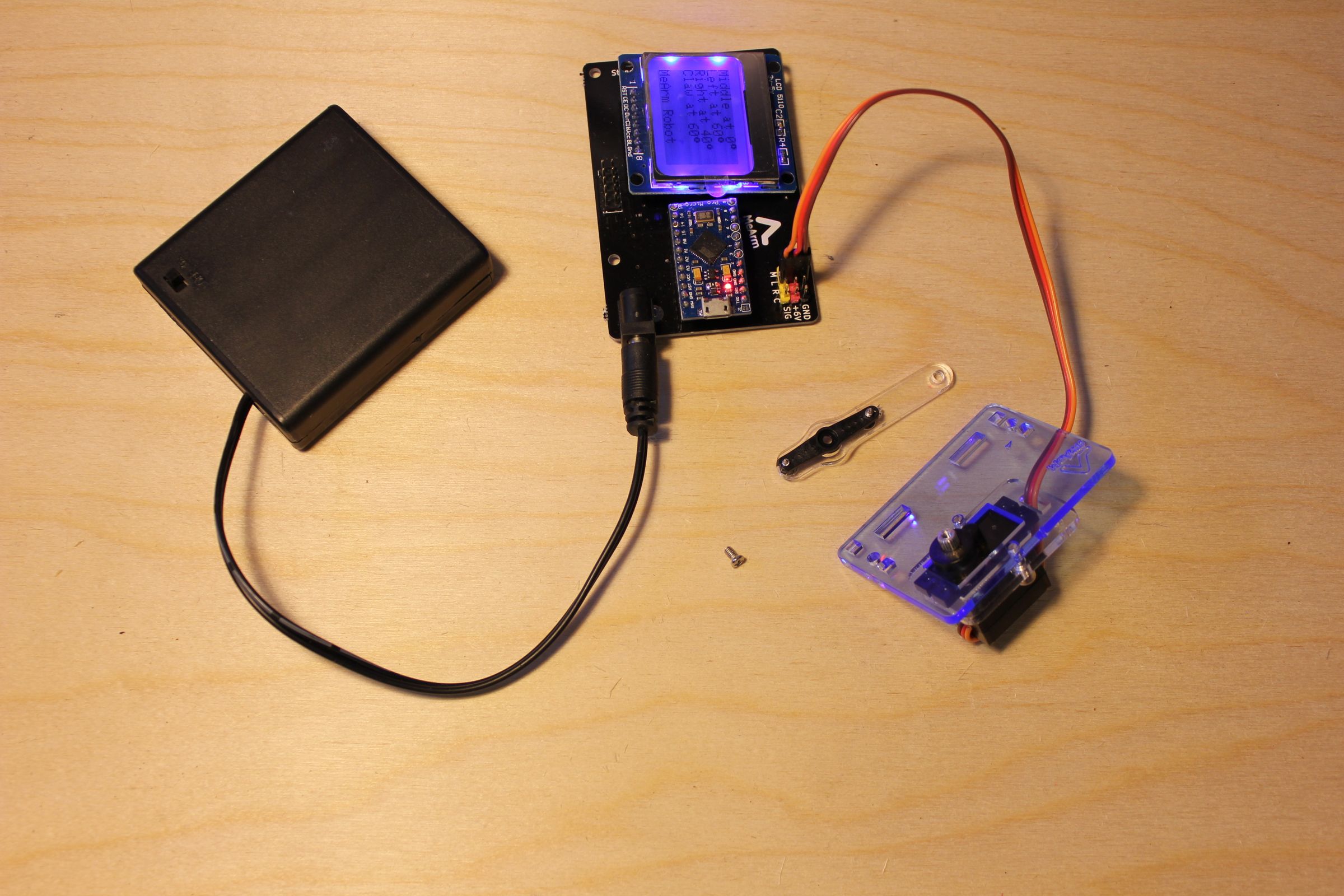 MeArm V1.1 - Tiny Open Source Robot Arm - Arduino, Raspberry Pi, Micro:bit Compatible : 18 Steps ...