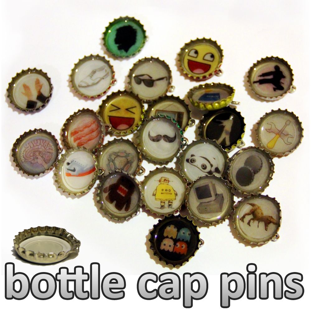 Bottle Cap Pins : 6 Steps (with Pictures) - Instructables