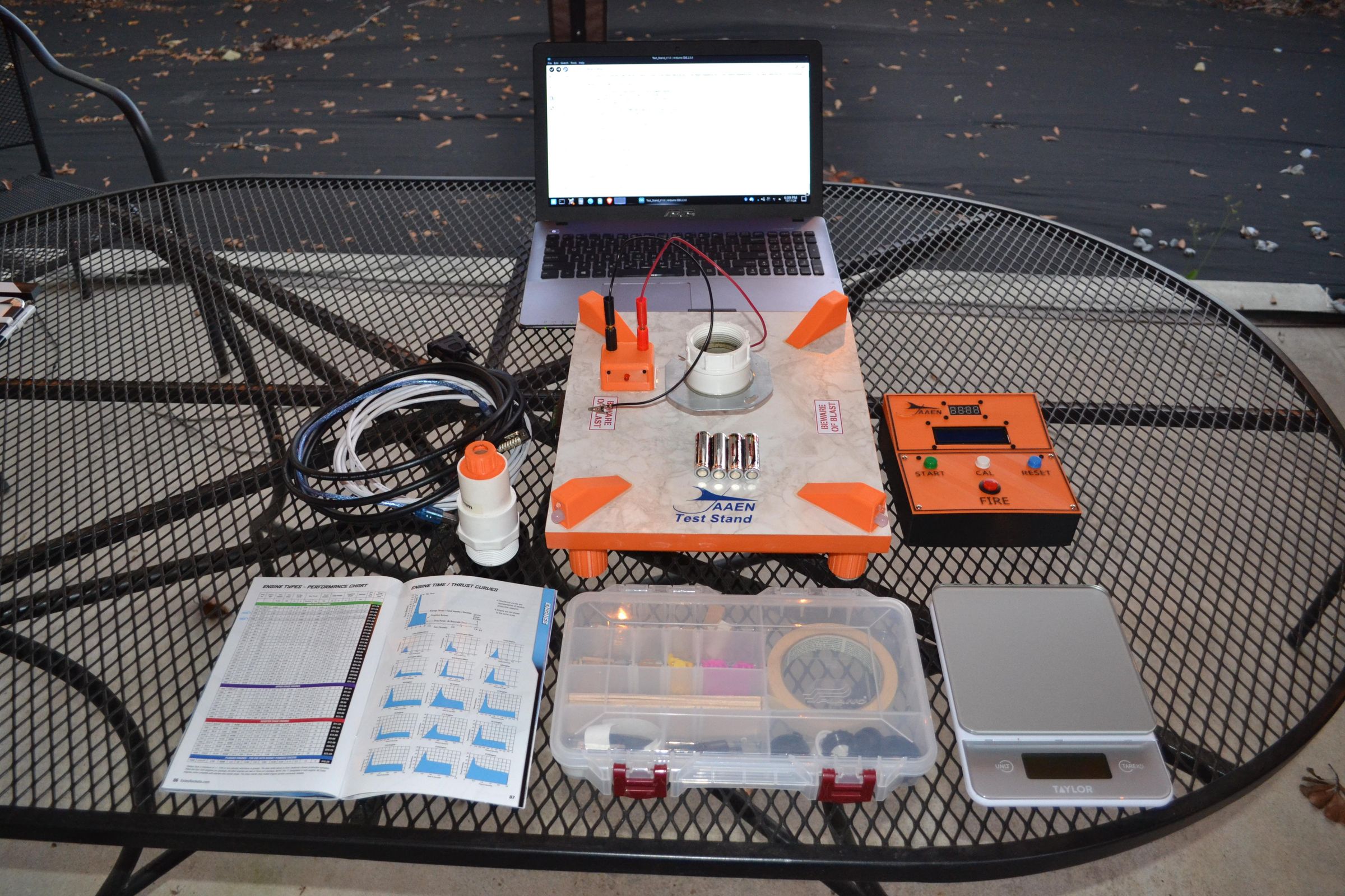Project: Vulcan - a Model Rocket Motor Test Stand : 16 Steps (with ...