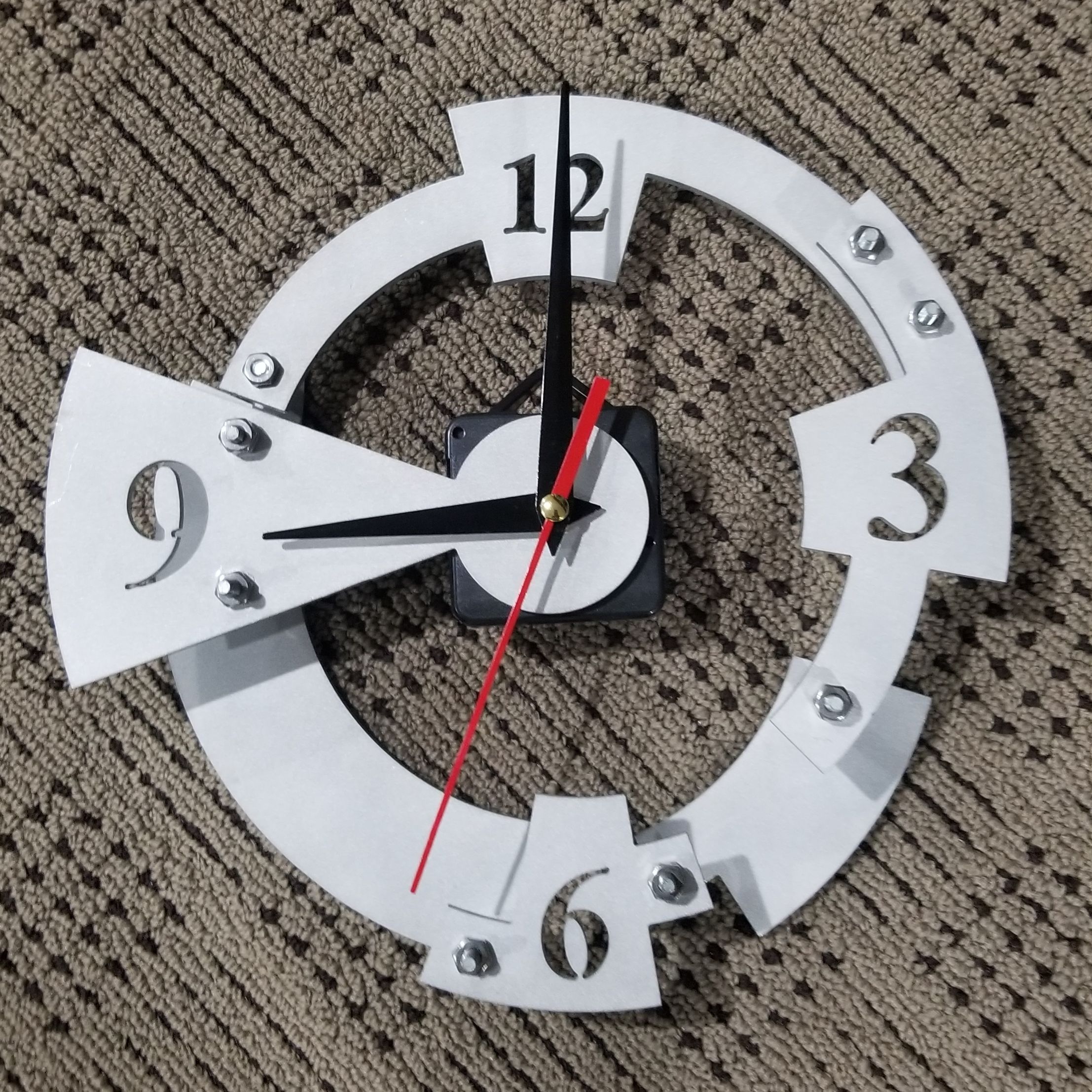 Waterjet Industrial Clock : 6 Steps (with Pictures) - Instructables
