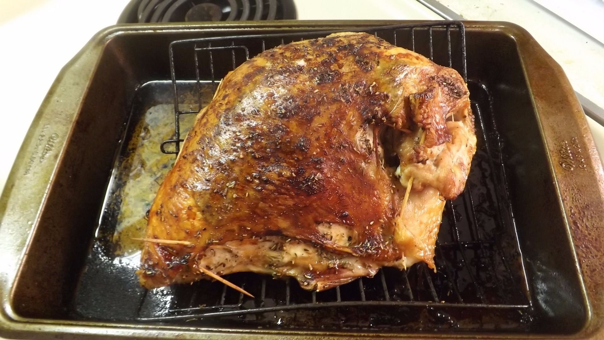HERB ROASTED BREAST OF TURKEY BASTED WITH MARSALA WINE : 4 Steps (with ...
