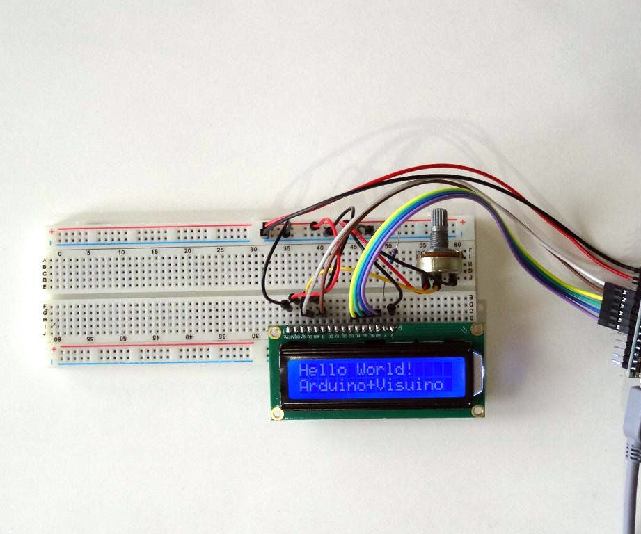 Arduino Nano: Directly Connected 2 X 16 LCD Display With Visuino : 10 Steps (with Pictures ...