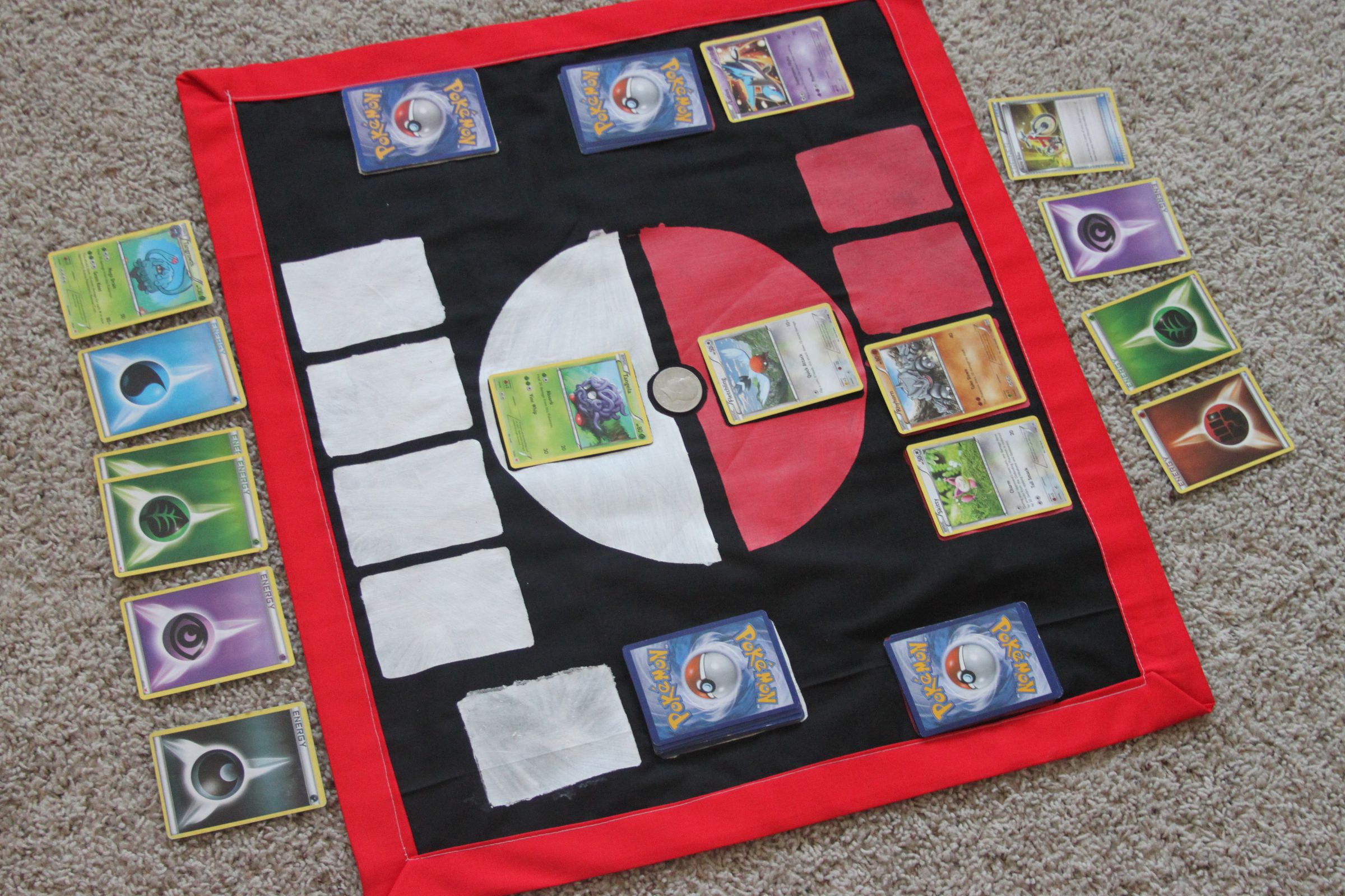 Pokemon Card Fabric Game Board : 5 Steps (with Pictures) - Instructables