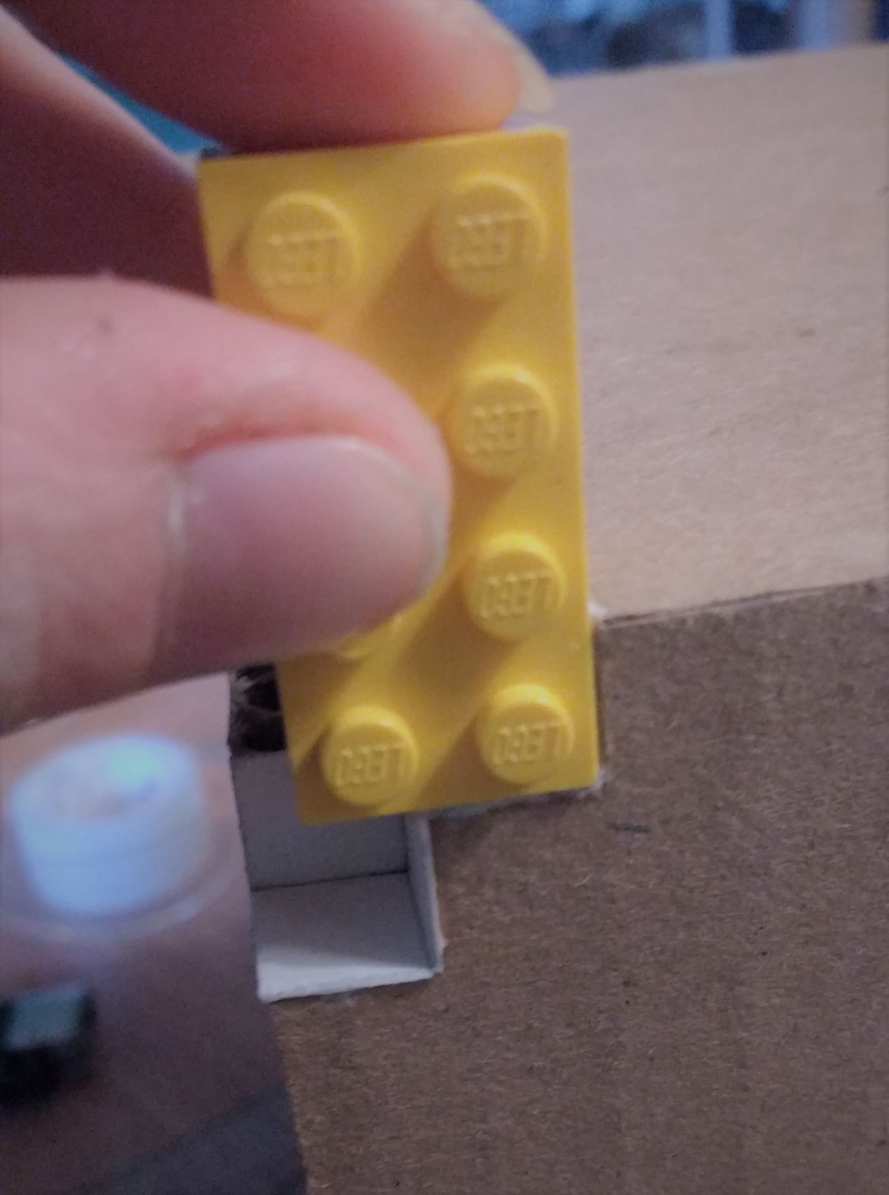 DIY Cardboard Super Mario World Question Mark Block Shelf : 19 Steps ...