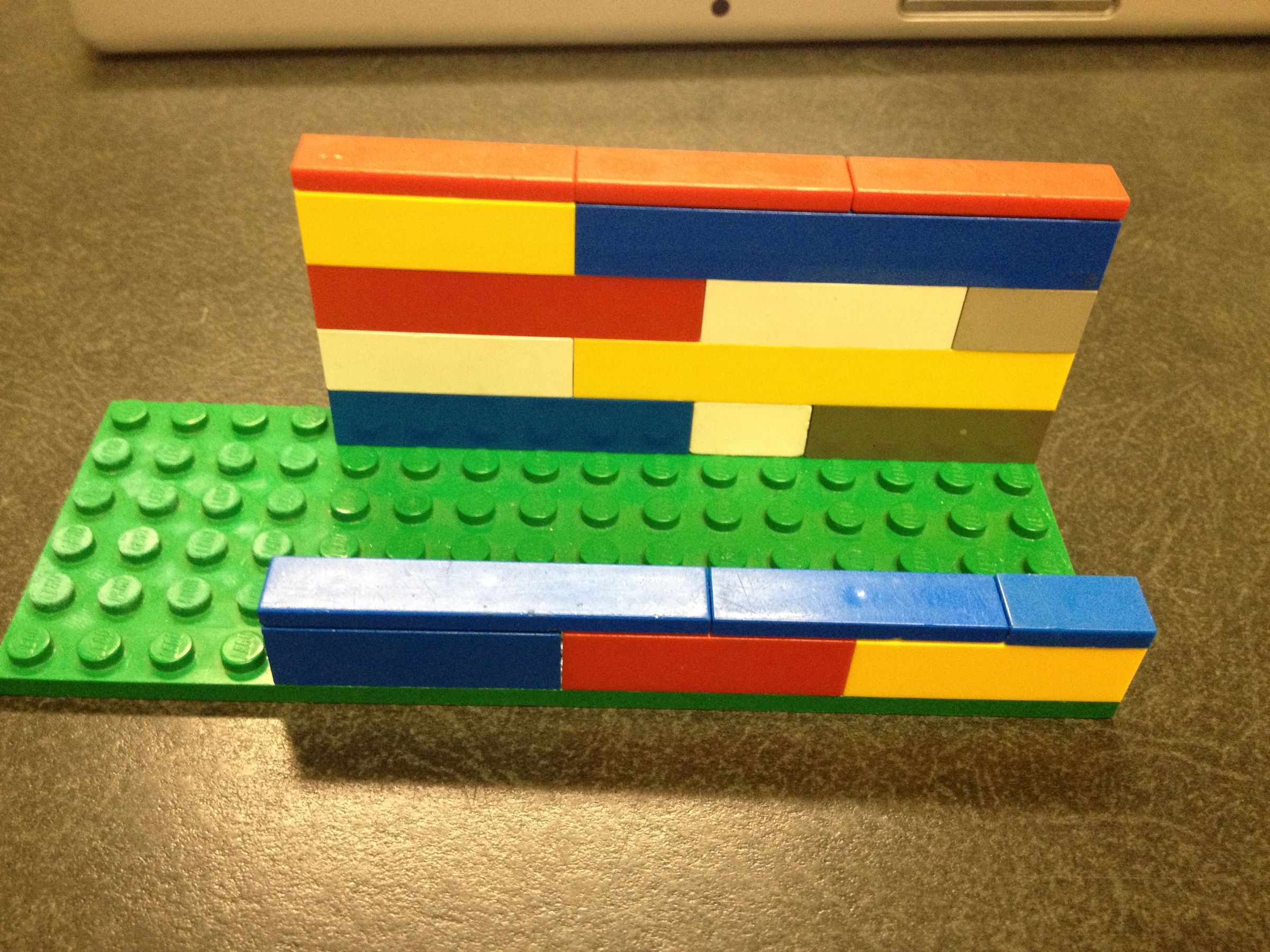 Lego Business Card Holder With Magnetized Paperclip Holder : 3 Steps ...